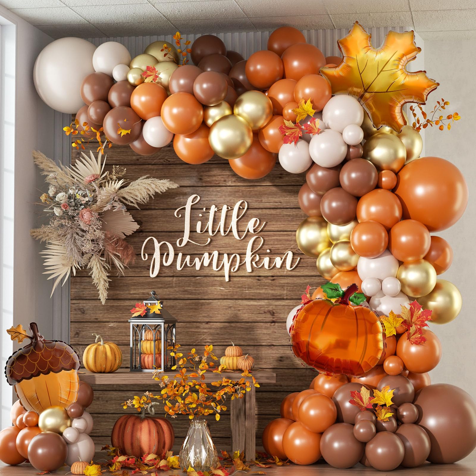 Amazon.com: 150pcs Fall Balloon Arch Kit Thanksgiving Balloon Arch ...