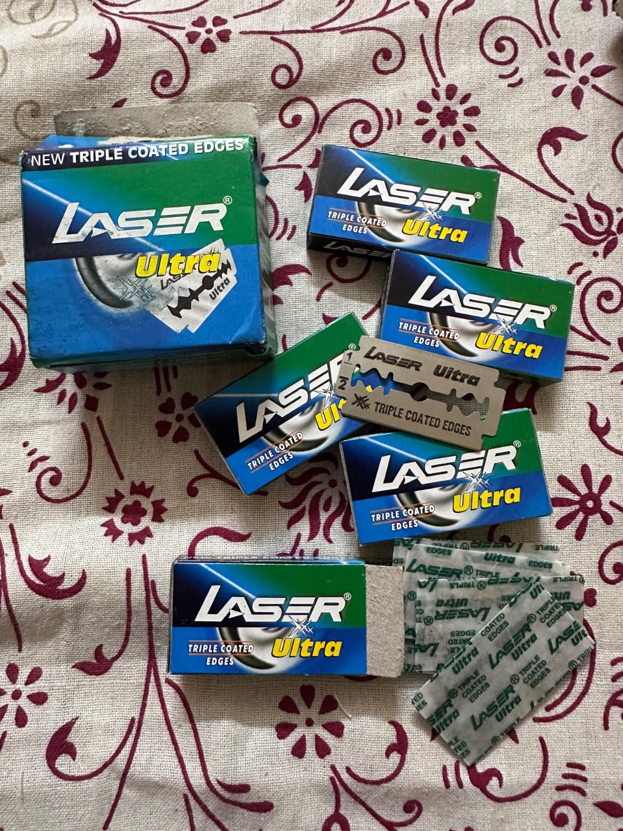 Buy Laser Shaving Men 50 Count Laser Ultra Double Edge Safety Razor ...