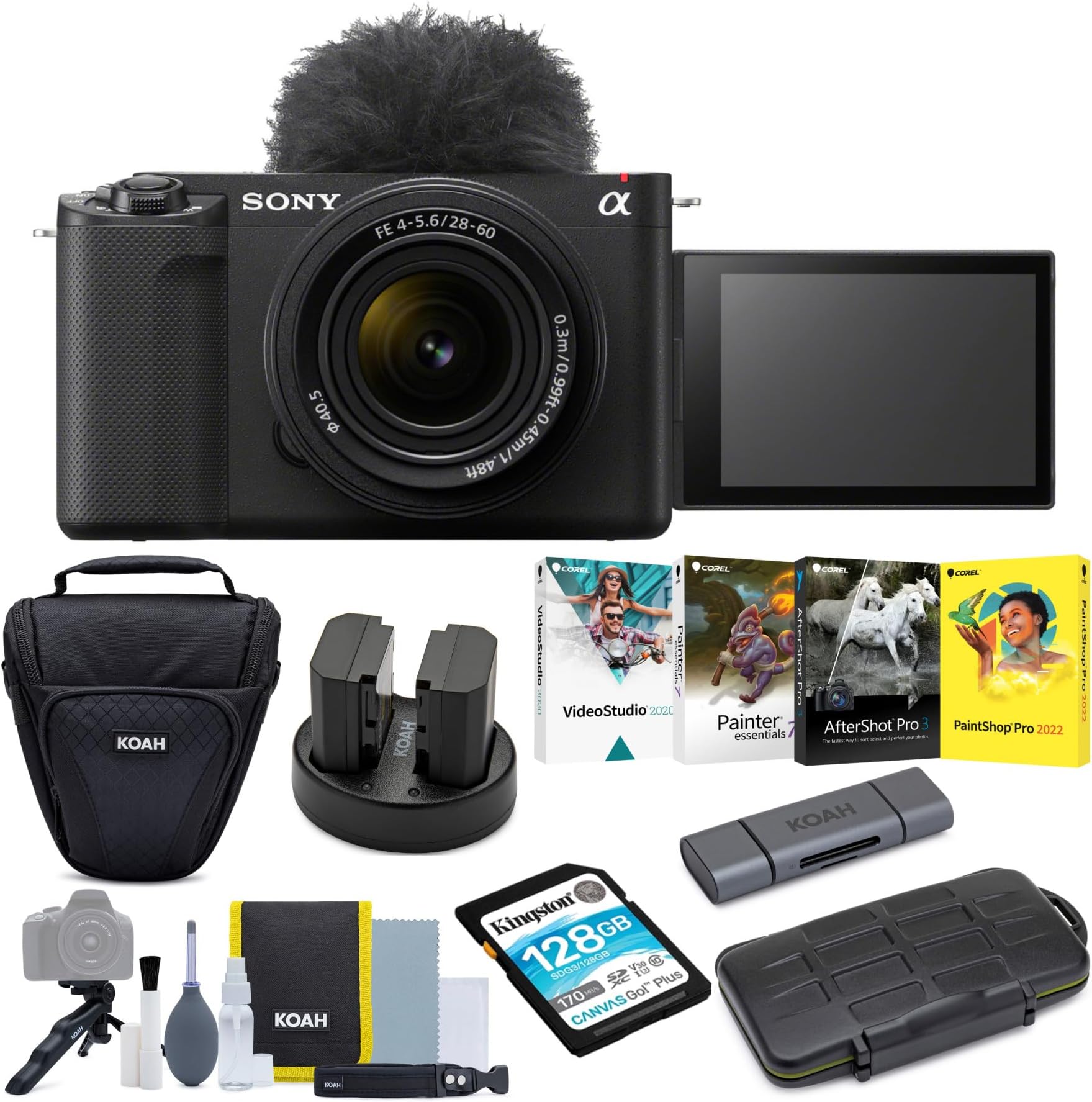 Amazon.com : Sony Alpha ZV-E1 Full-Frame Mirrorless Vlog Camera with 28 ...