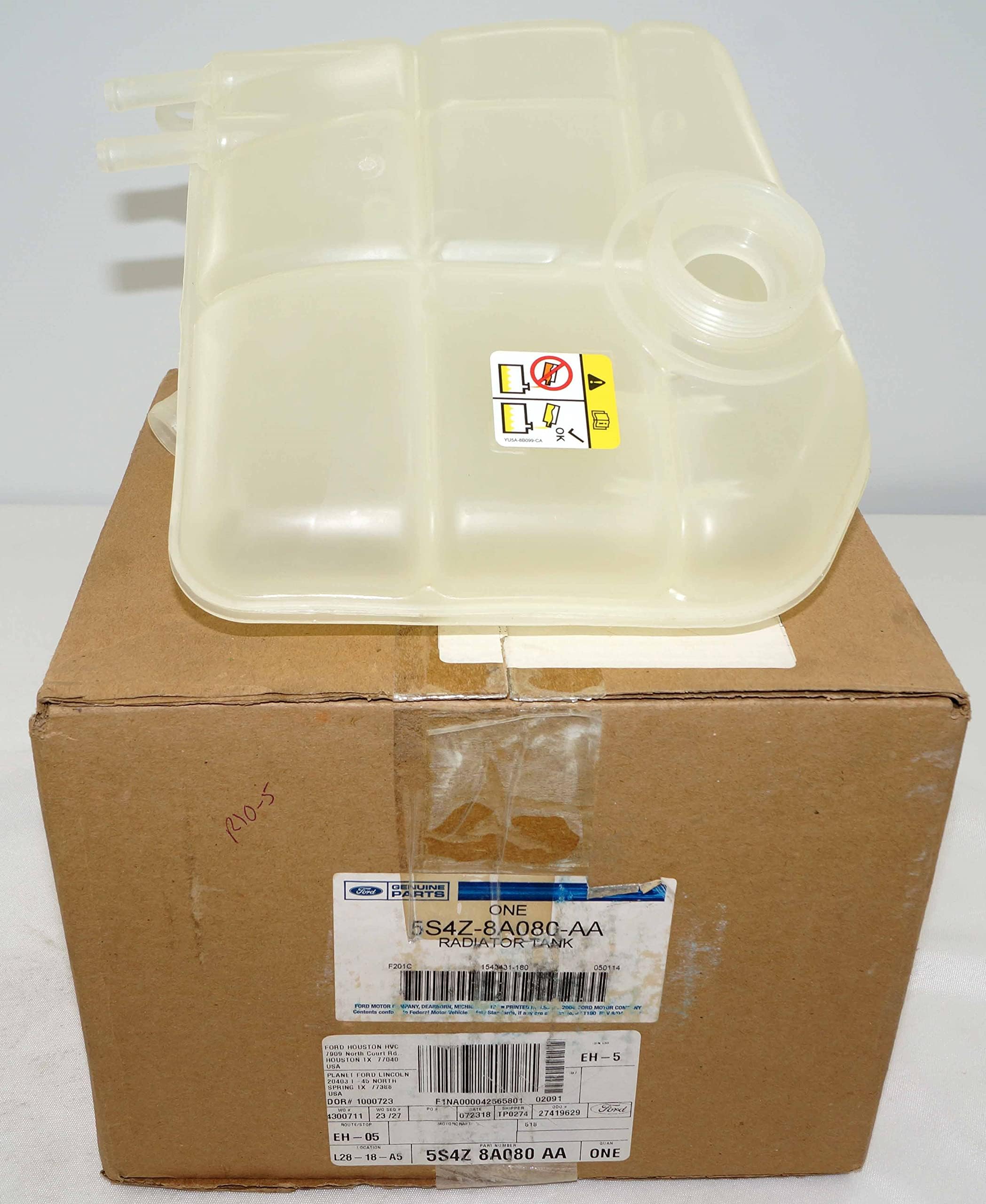 Amazon.com: Ford Genuine 5S4Z-8A080-AA Radiator Overflow Tank Assembly ...