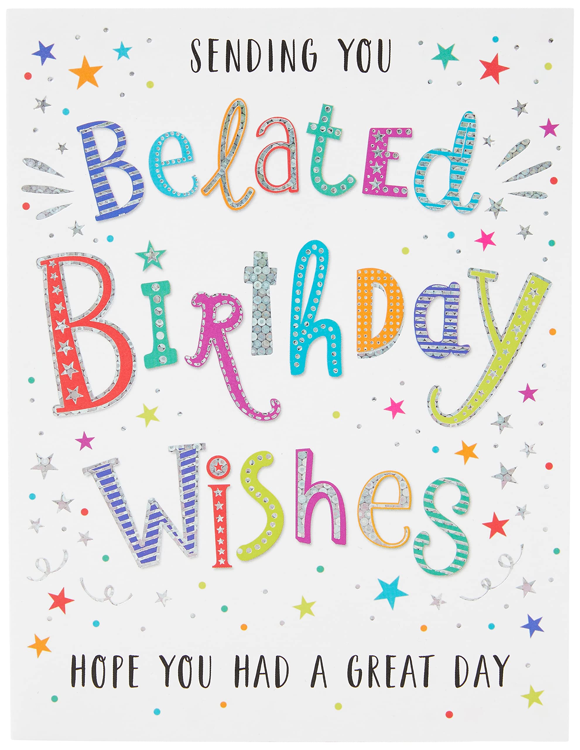 Belated Birthday Wishes Card Quirky And Cool Belated Birthday Cards