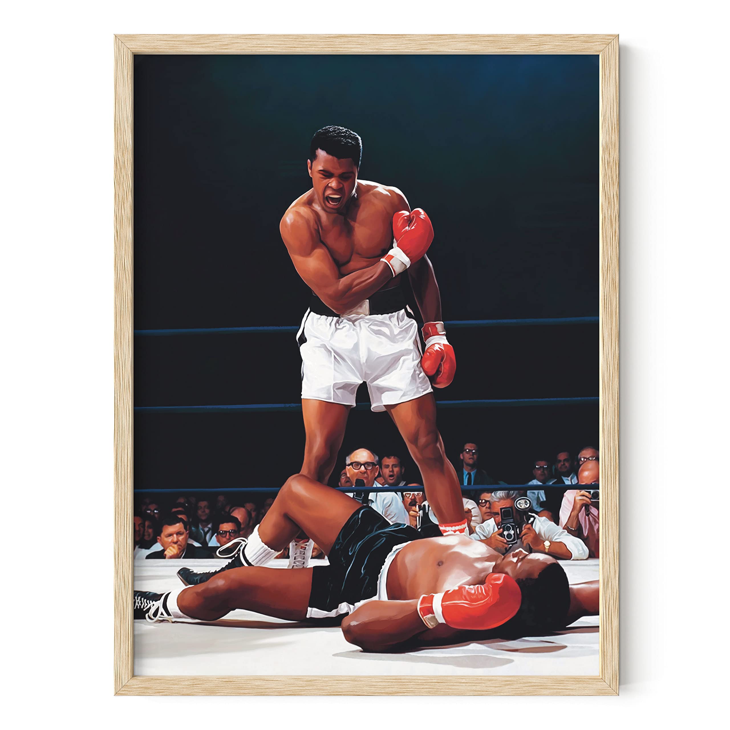 Amazon.com: HAUS AND HUES Muhammad Ali Poster - Muhammad Ali Wall Art ...