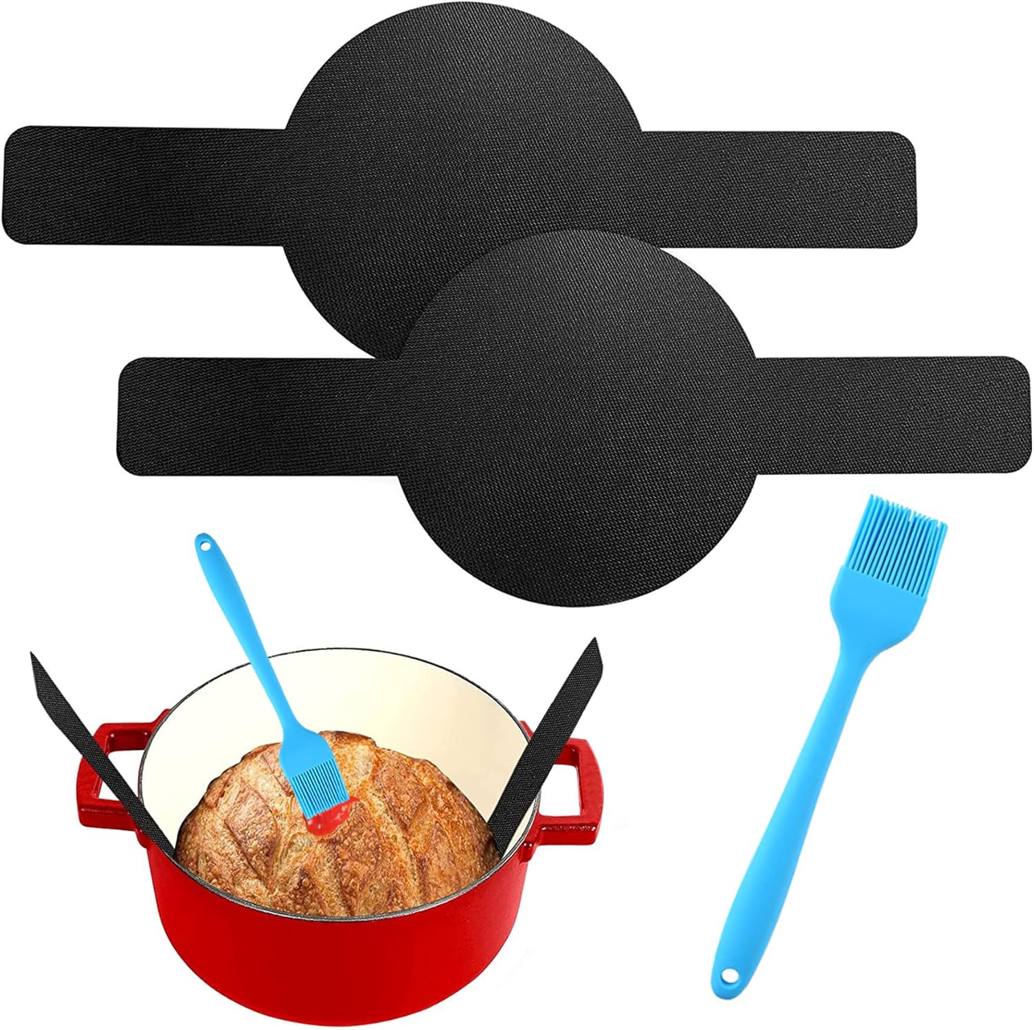 Amazon.com: Silicone Baking Mat for Dutch Oven Baking,Bread Mat ...