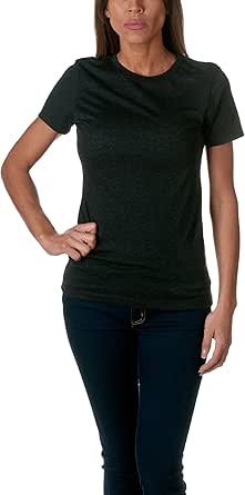 Next Level Apparel Women's 6710 Tri-Blend Crew, Vintage Dark Black ...