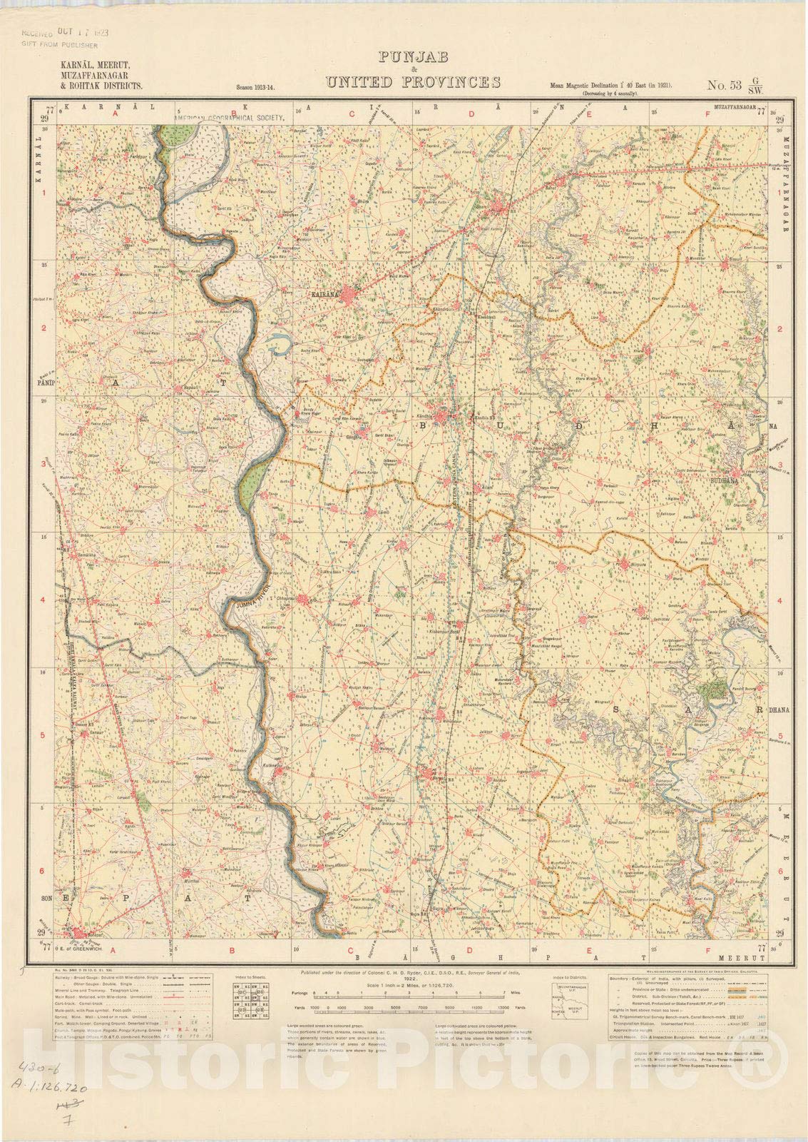 Meerut India Map