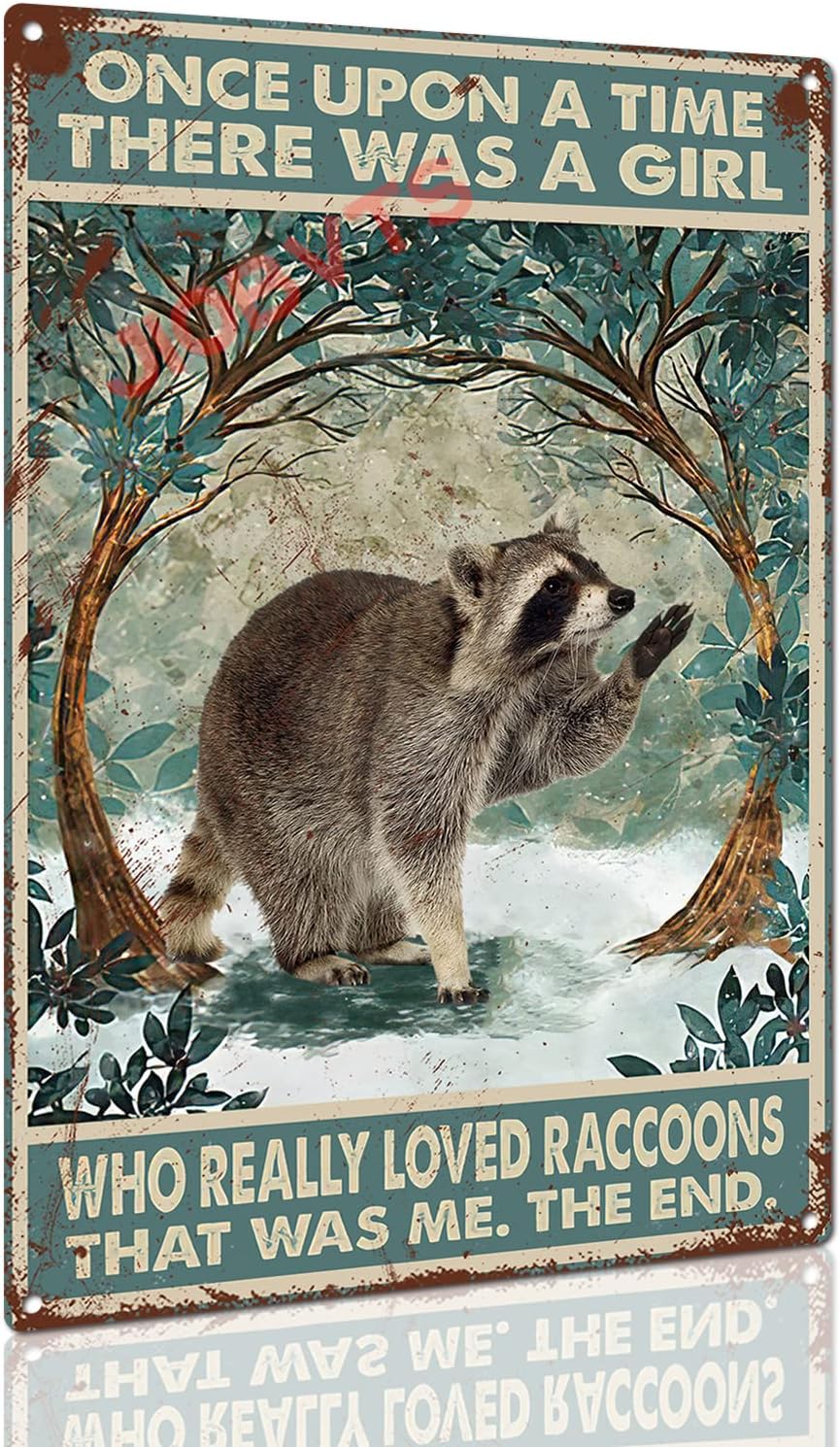 Amazon.com: CROSSWALKS Raccoon Crossing 12" X 12" Aluminum Sign (X426 ...