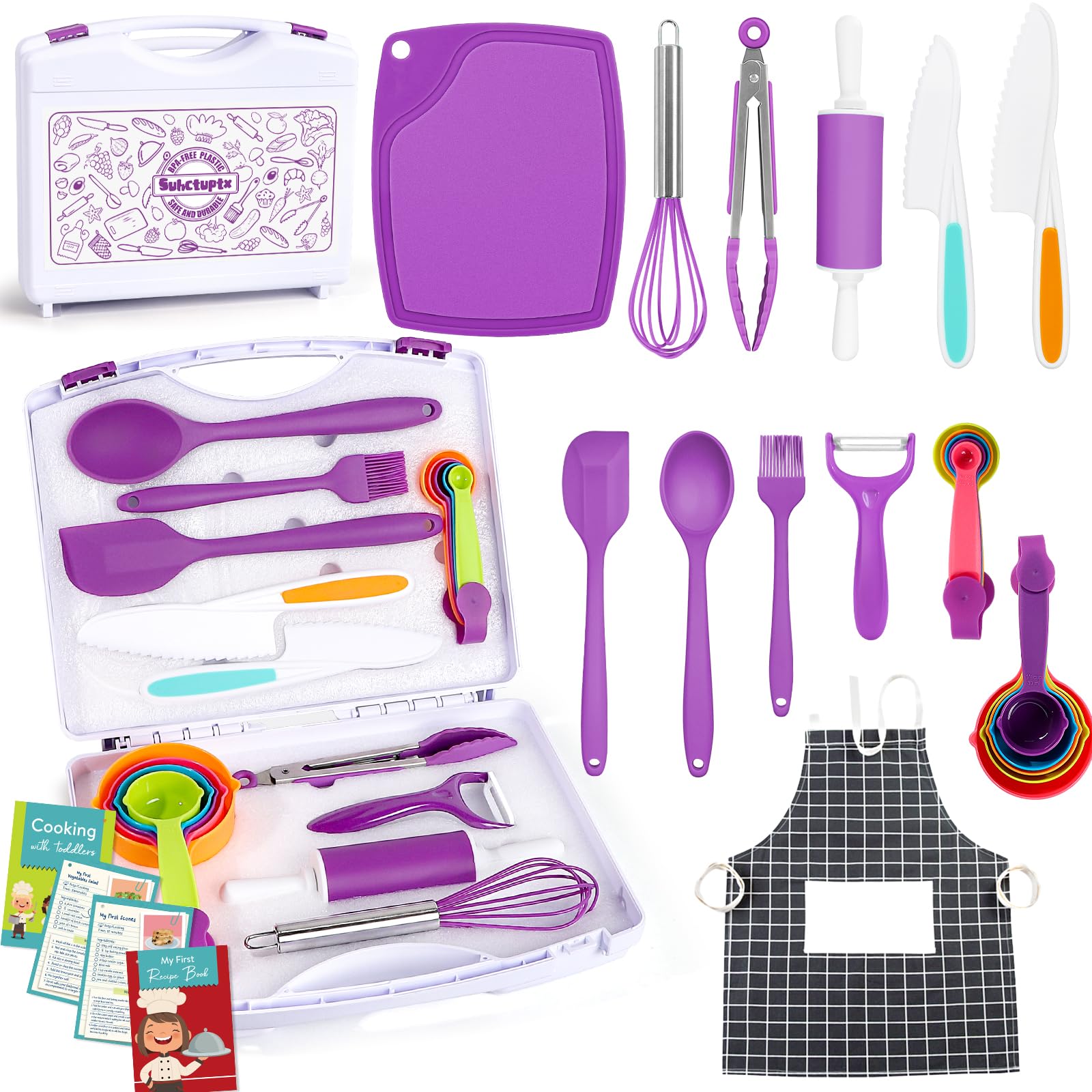 Amazon.com: Kids Cooking Sets Real, Kids Cooking and Baking Set with ...