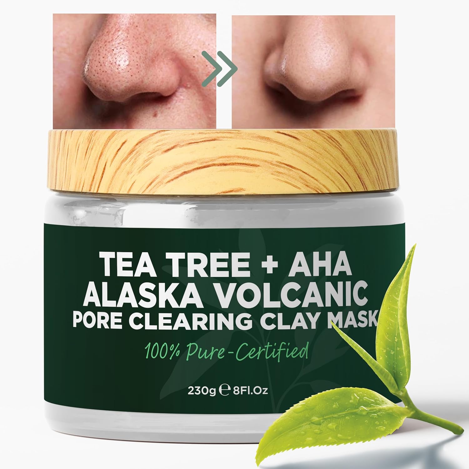 Amazon.com: Terramed Just Think Comfort Pore Cleansing Mask - Blackhead ...