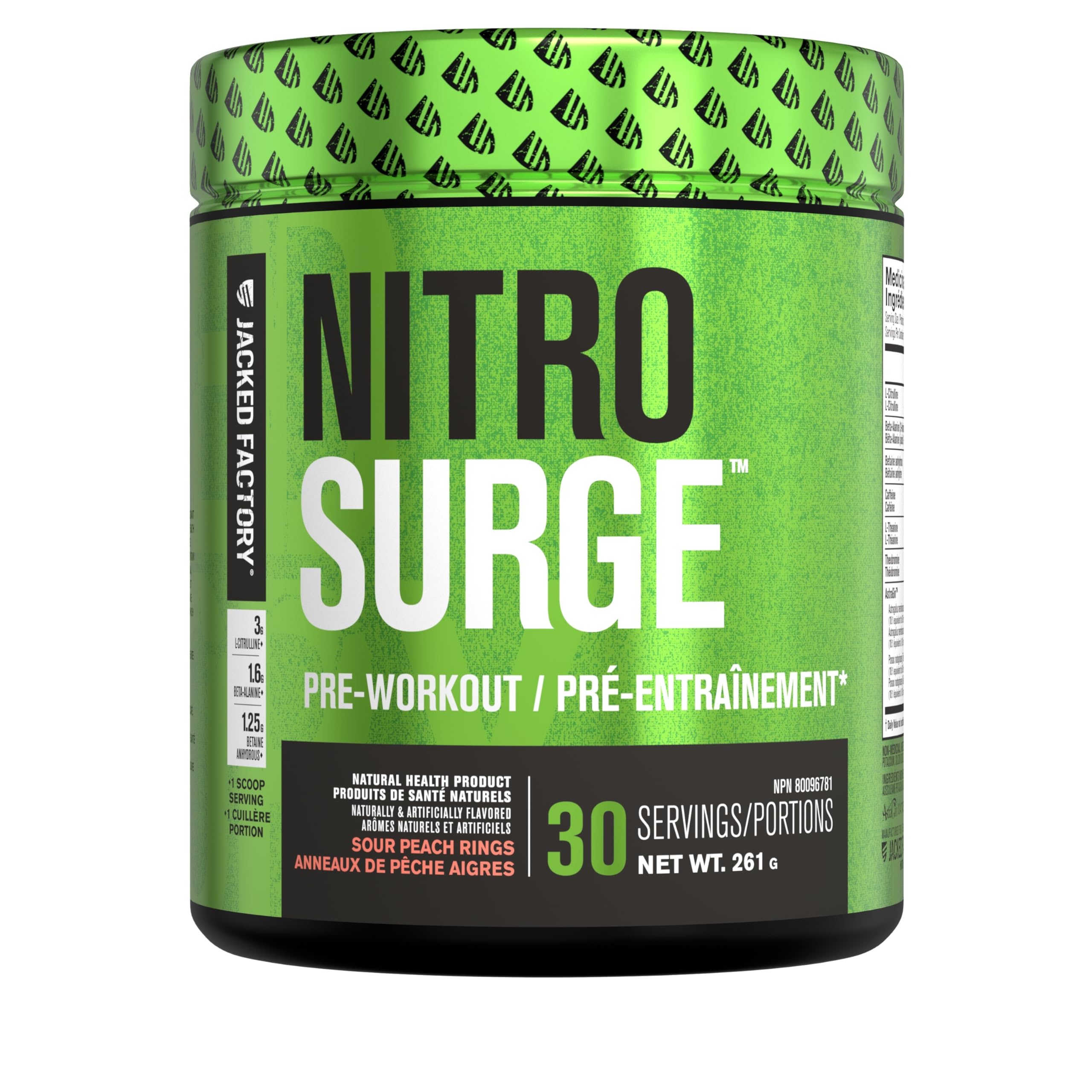 NITROSURGE Pre Workout Supplement - Endless Energy, Instant Strength ...