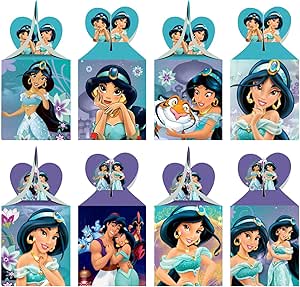Amazon.com: humicide 12pcs Princess Jasmine Party Favor Gift Boxes ...