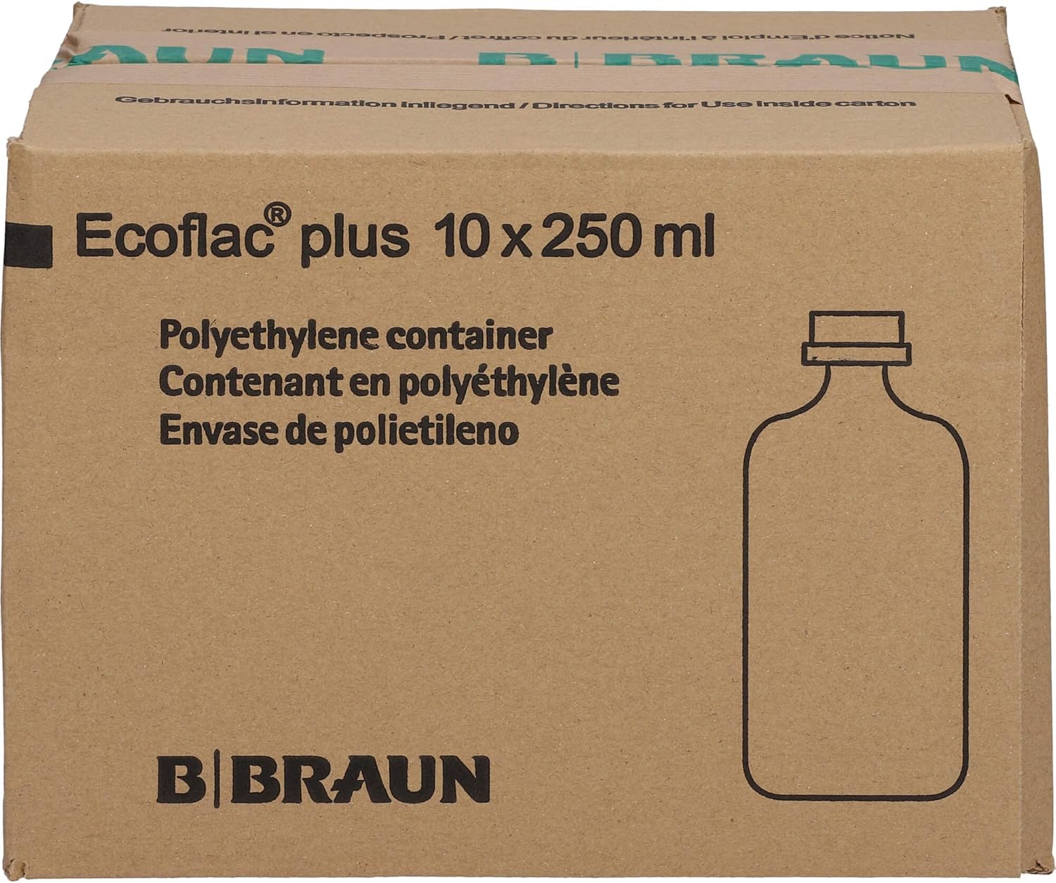 B. Braun Isotone Saline Solution 0.9% Ecoflac Plus 10 x 250 ml : Amazon.de: Health & Personal Care
