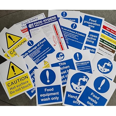 Pack of 2 food hygiene poster. what you should know temperature Posters ...