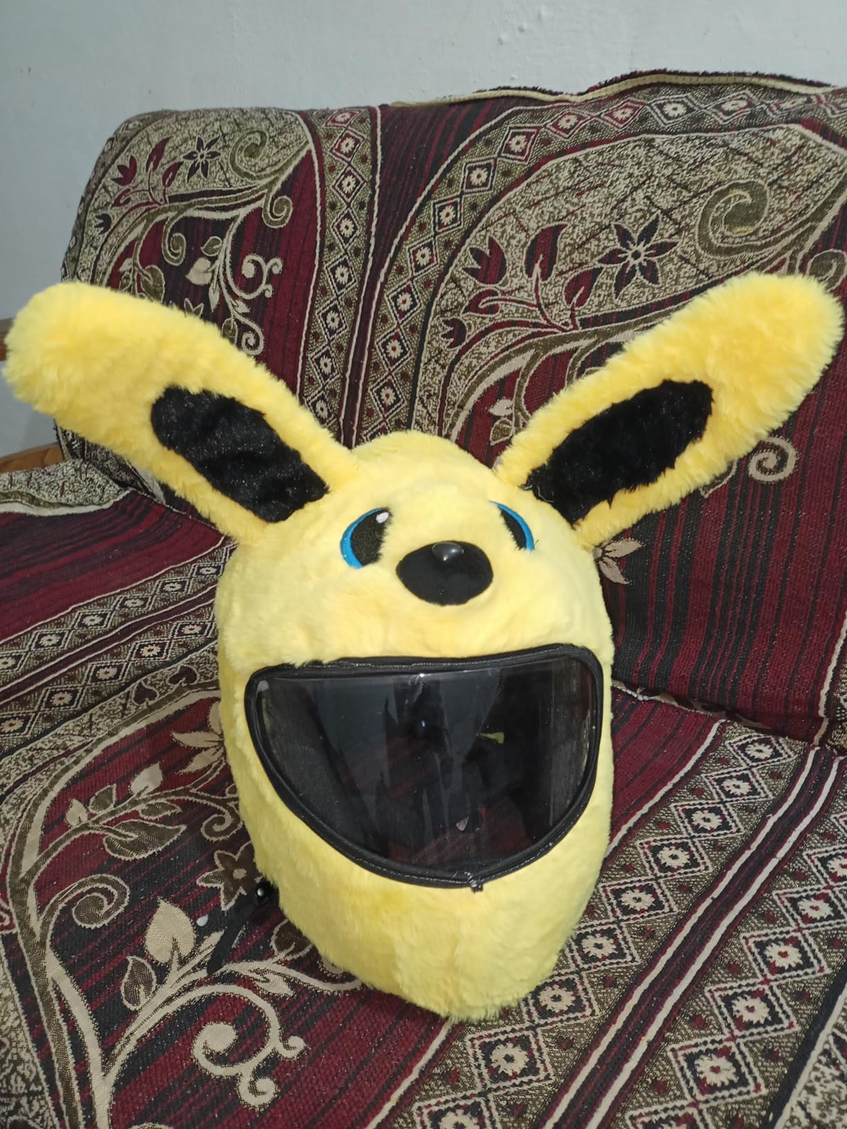 P I Soft Toys Helmet Cover for Motorcycle Helmet Plush,Helmets Cartoon ...