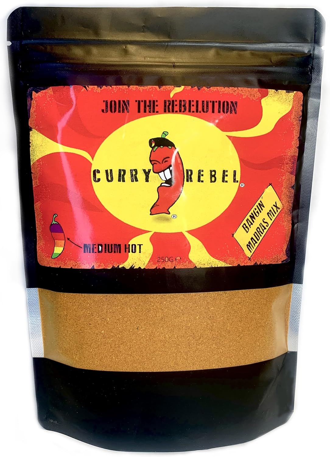 Curry Rebel - Bangin' Madras Mix | 250g | Essential for Cooking British ...