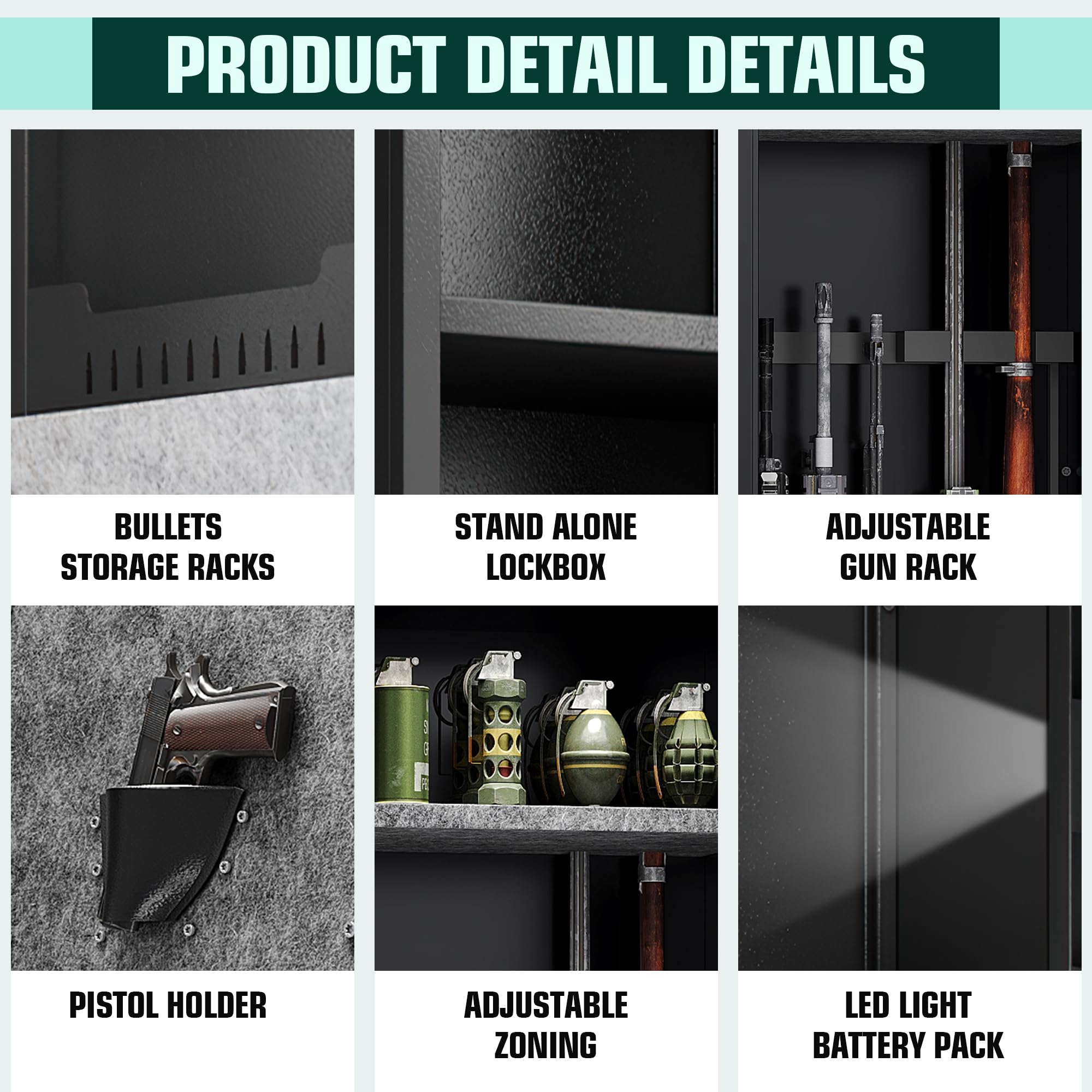 Snapklik.com : KILISTEELS 8 Gun Safe