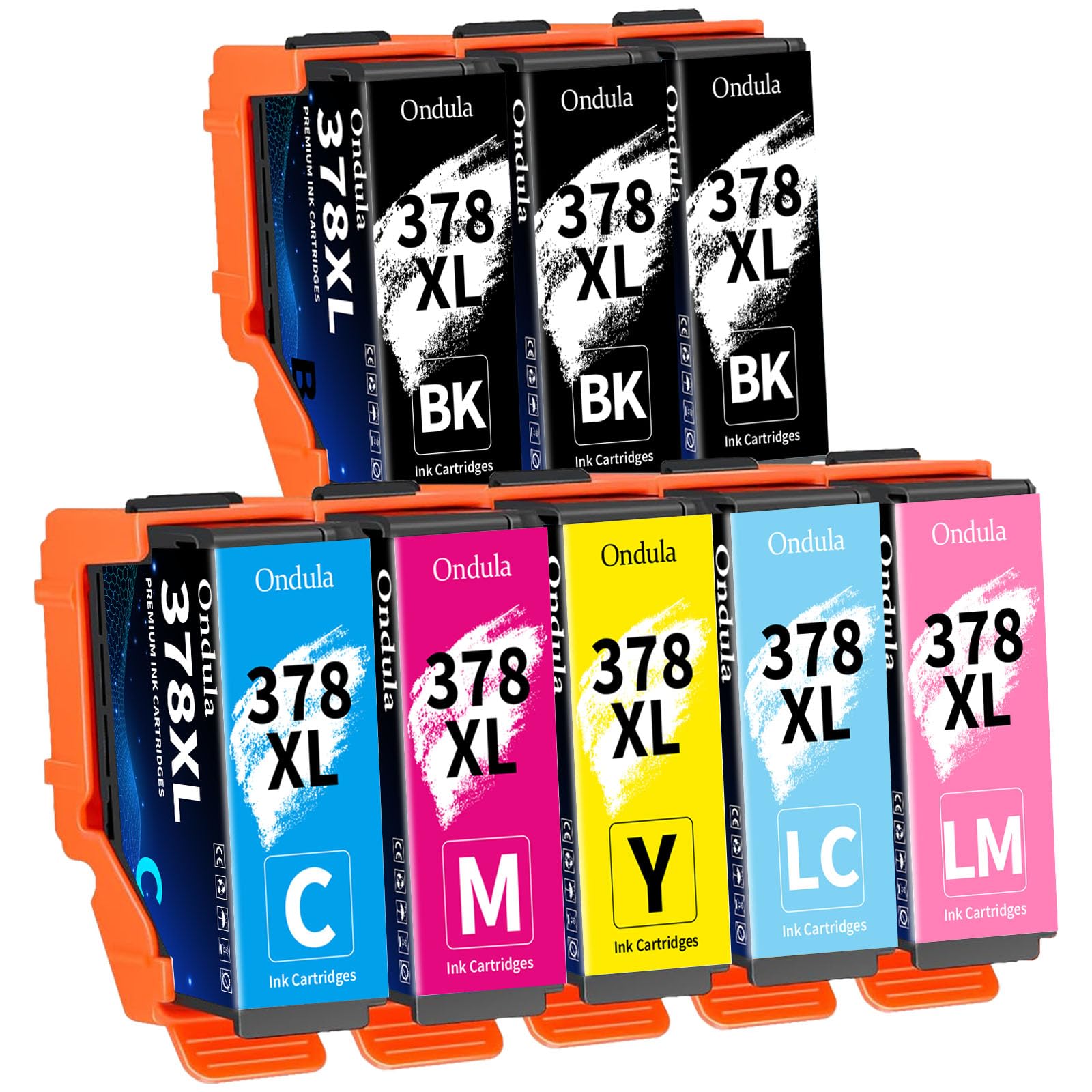 Ondula 378XL Ink Cartridge Multipack Compatible for Epson 378 XL for ...