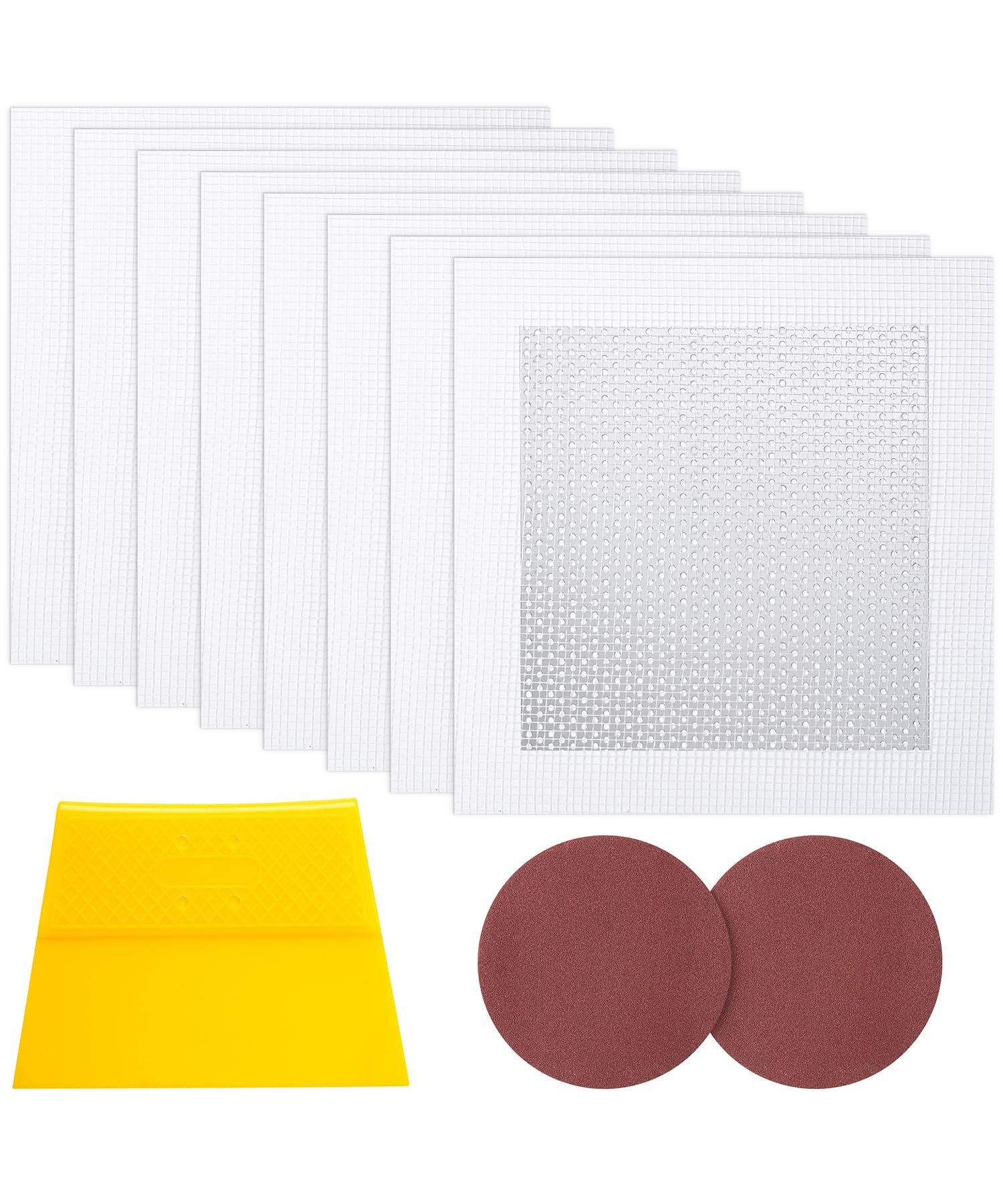 Bates- Drywall Repair Kit, 11 pcs, 6 Inch, Dry Wall Patch Kits, Wall ...