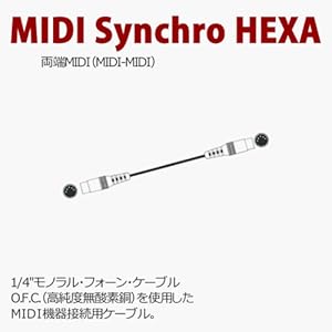 Amazon.co.jp: HEXA MIDIケーブル ヘクサケーブル MIDI Synchro HEXA 10M BK ブラック : 楽器・音響機器