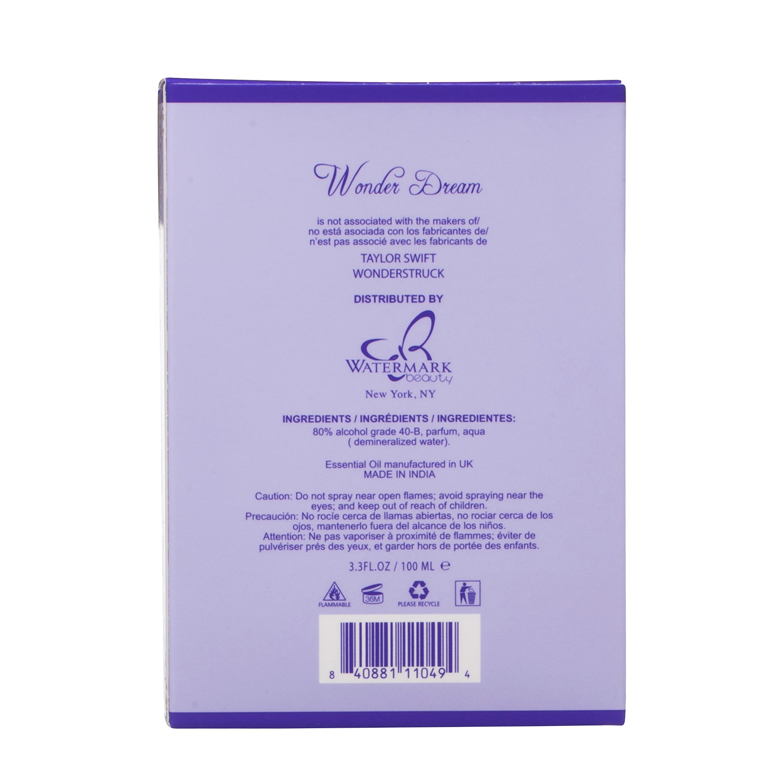 Watermark Beauty Wonder Dream 3.3 Fl.Oz / 100 Ml Eau De Parfum For Her ...