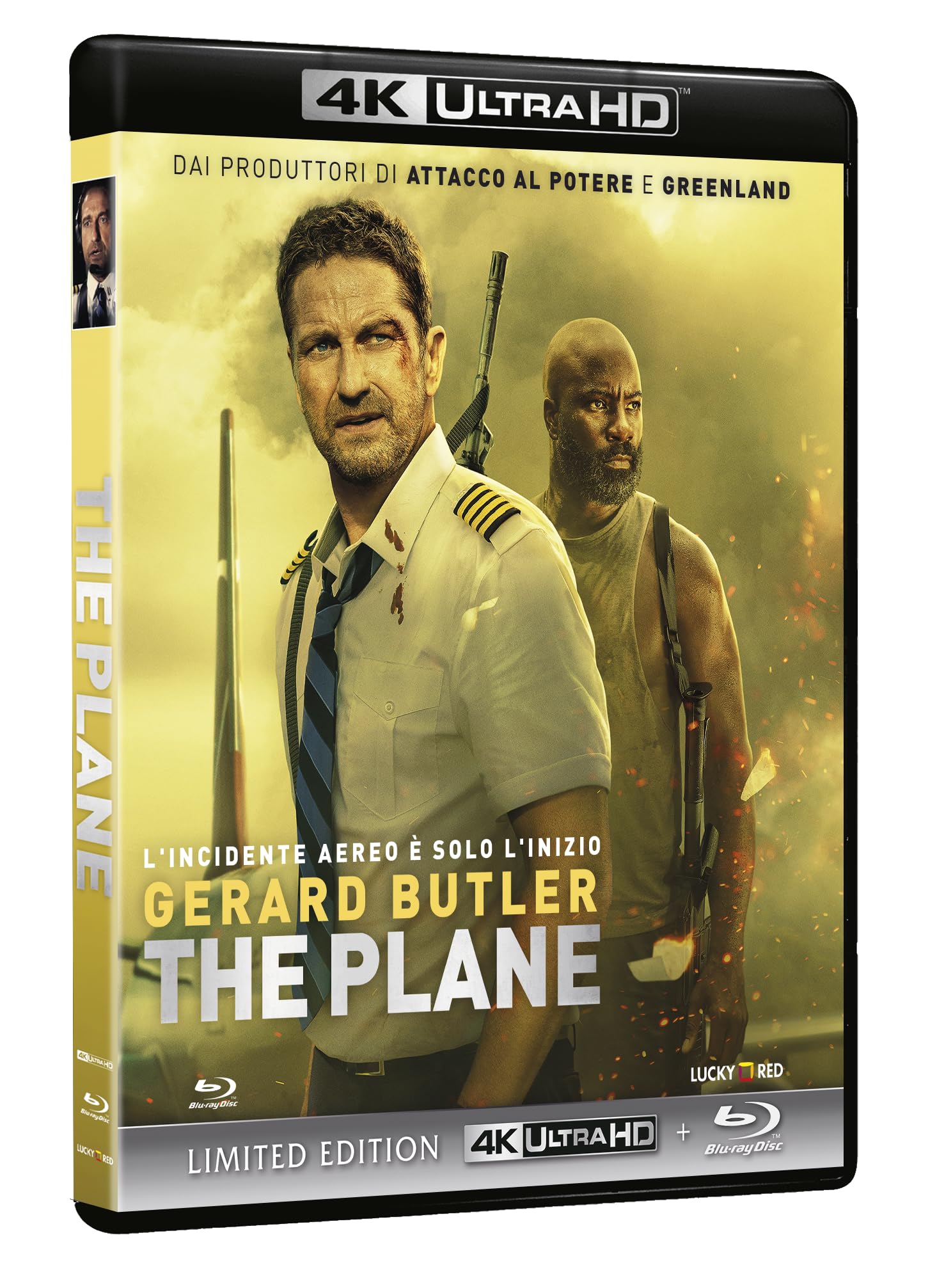 The Plane (4K UHD + Blu-ray): Amazon.it: Gerard Butler, Mike Colter ...