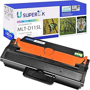 Amazon.com: SuperInk 1 Pack Premium High Yield Toner Cartridge Compatible for Samsung MLT-D115L ...