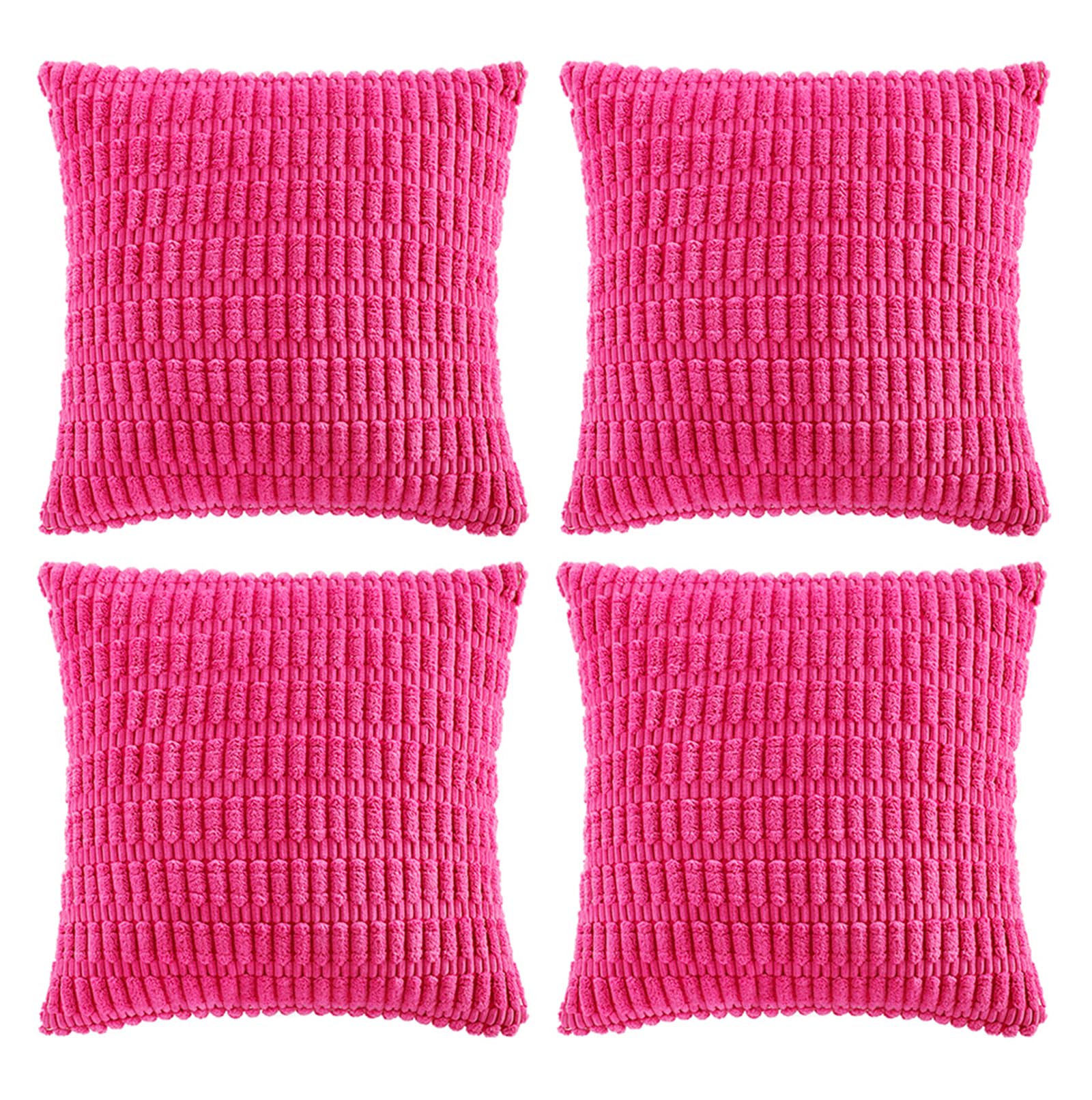 Amazon.com: Fancy Homi 4 Packs Boho Hot Pink Decorative Throw Pillow ...