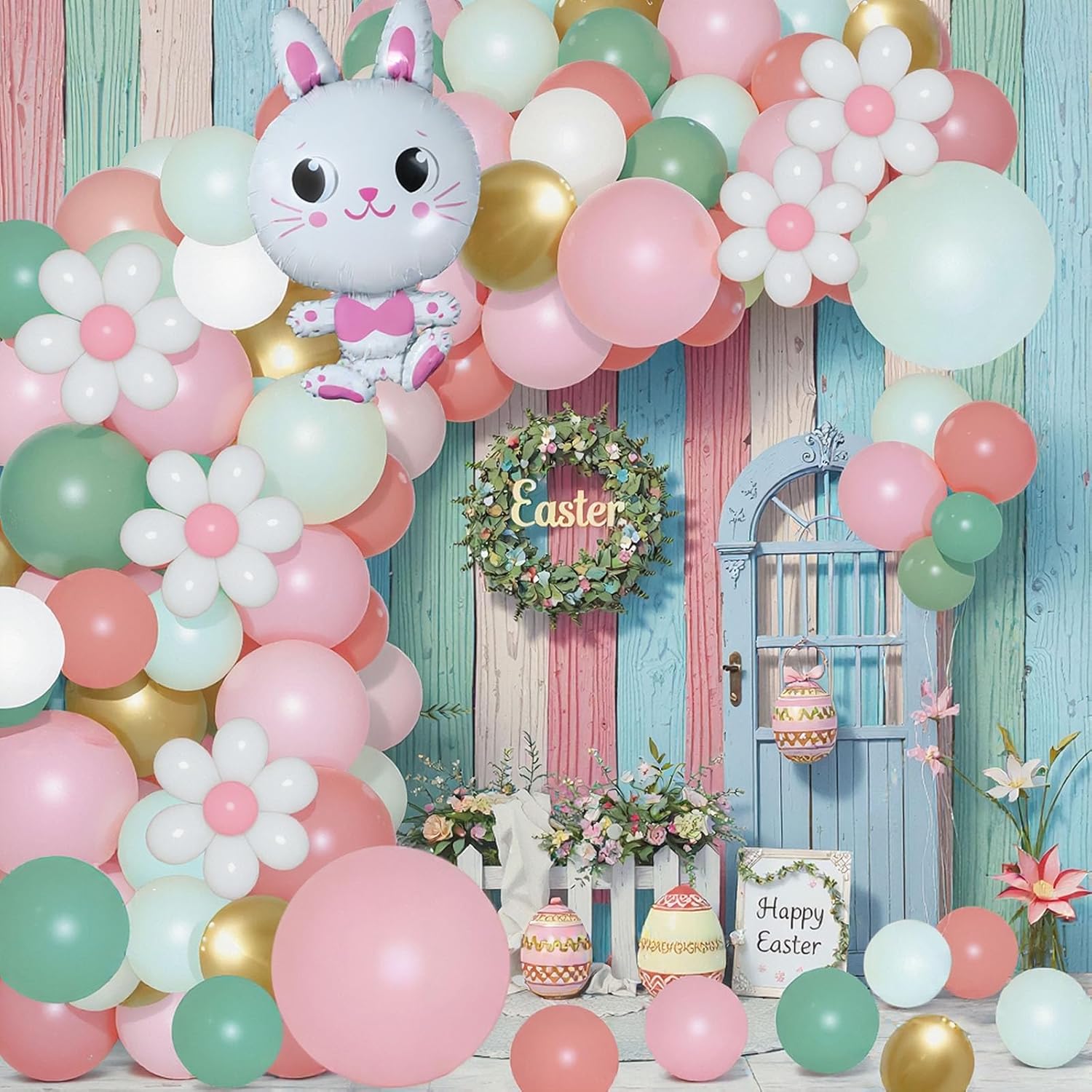 Amazon.com: Easter Balloon Arch Garland Kit, 18" 10" 5" Balloons with ...