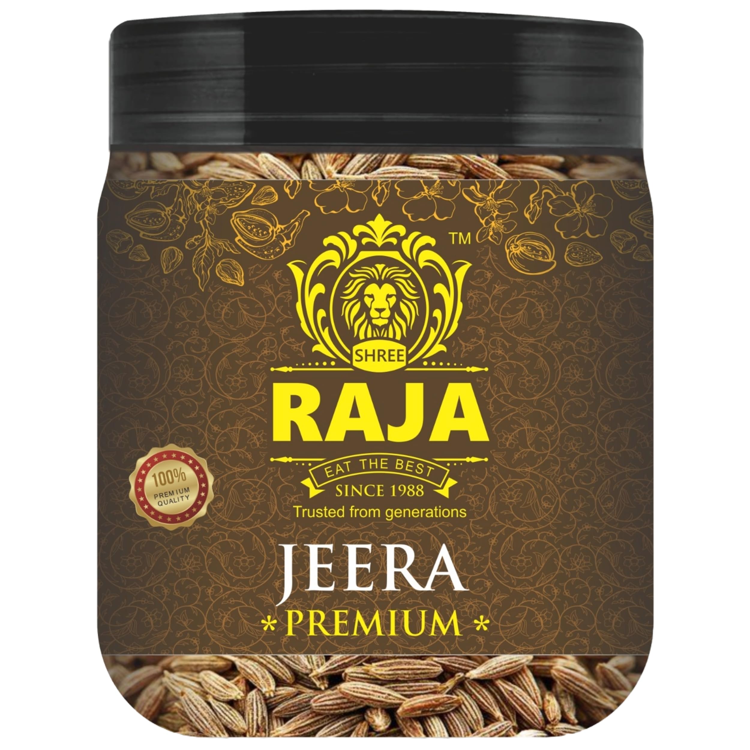 Shree Raja Premium Whole Jeera (Cumin Seeds) | No Artificial Colors ...