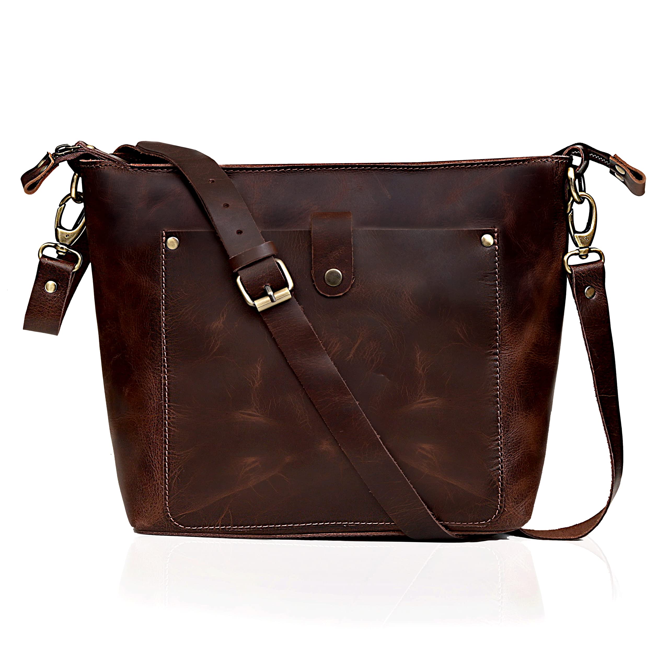 RUZIOON "IMAGINATION AT WORK." Leather Crossbody Bags for Women ...