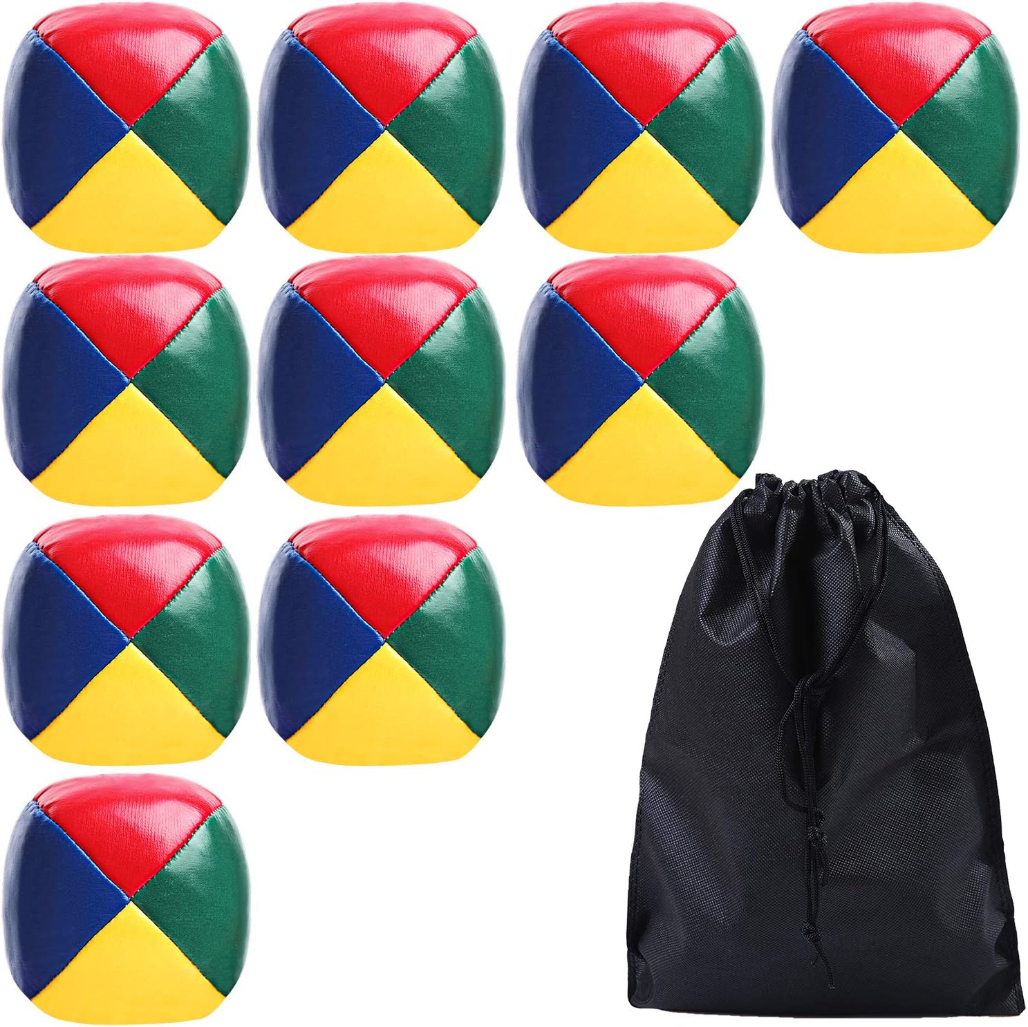 Amazon.com: URATOT 10 Pack Juggling Balls Beginners Juggling Balls ...