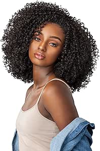 Sensationnel Curls kinksandco half wig - the rule breaker instant weave ...