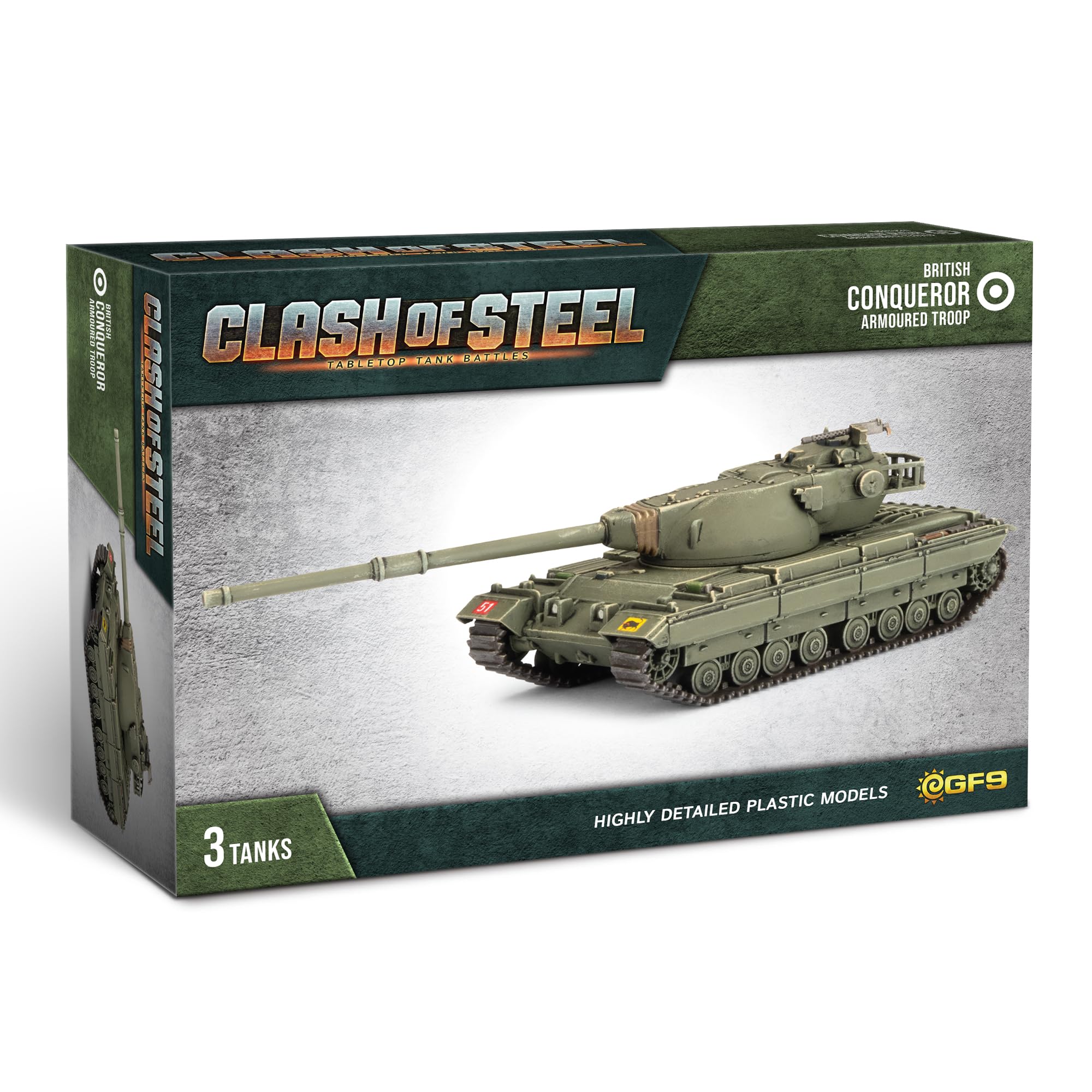 Amazon.com: Gale Force Nine - Clash of Steel - Conqueror Heavy Tank ...