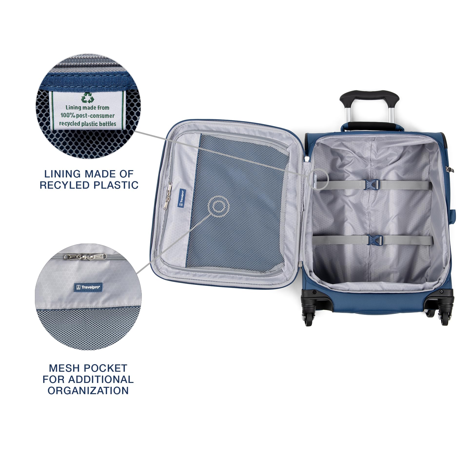 Snapklik.com : Travelpro Maxlite 5 Softside Expandable Carry On Luggage