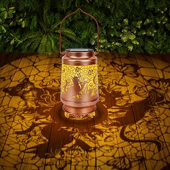 Amazon.com: Cat Solar Lanterns Outdoor Waterproof - Wxiben Cat Lovers ...