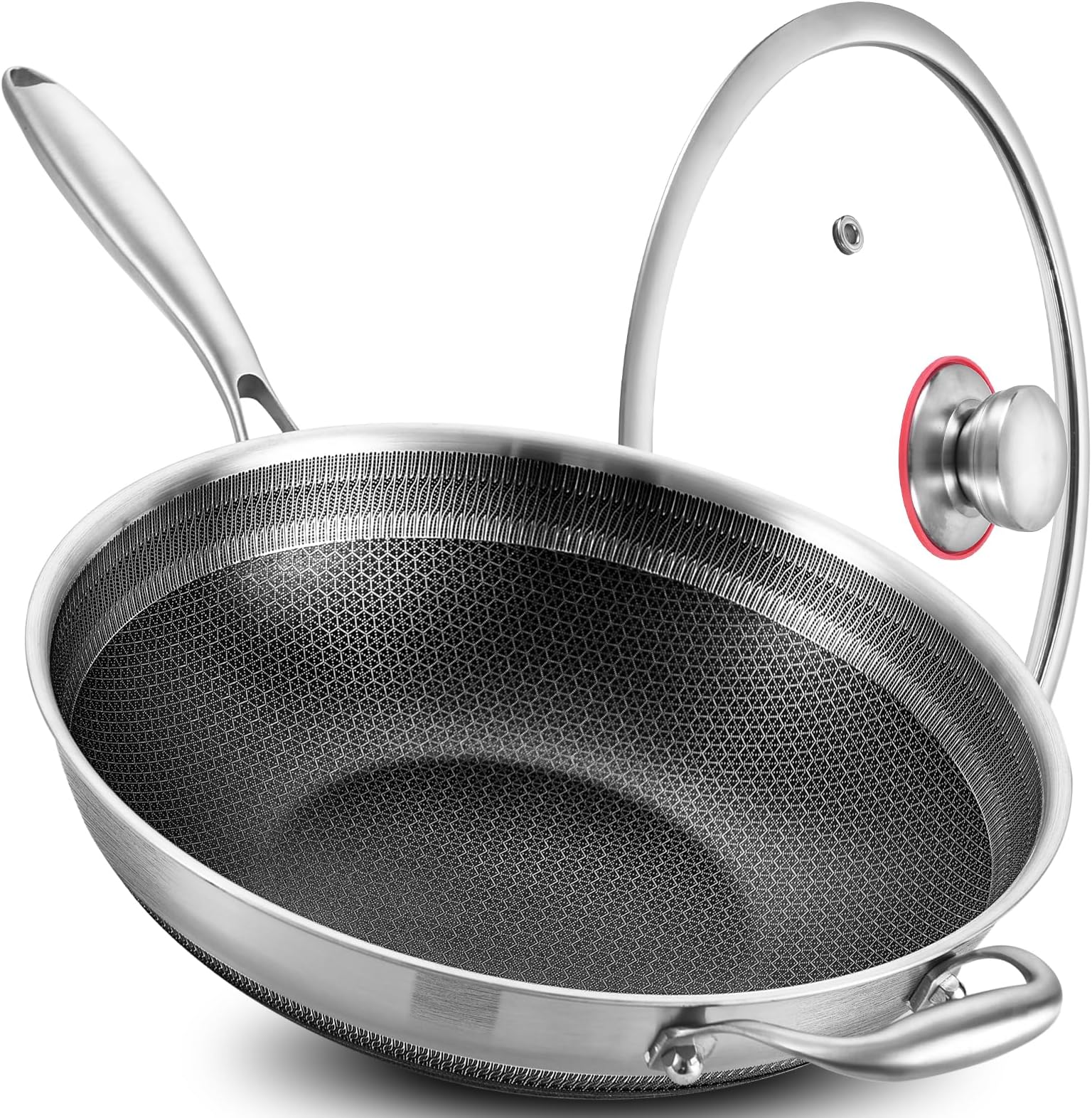 Amazon.com: Mexican Style 11.5" Stainless Steel Flat Circle Fry Pan ...