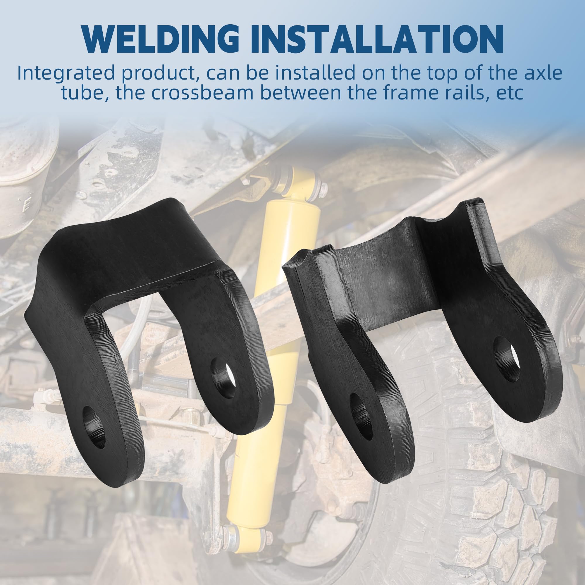 Snapklik.com : Heavy Duty Rear Upper Shock Mount Bracket Kit 2-Piece ...