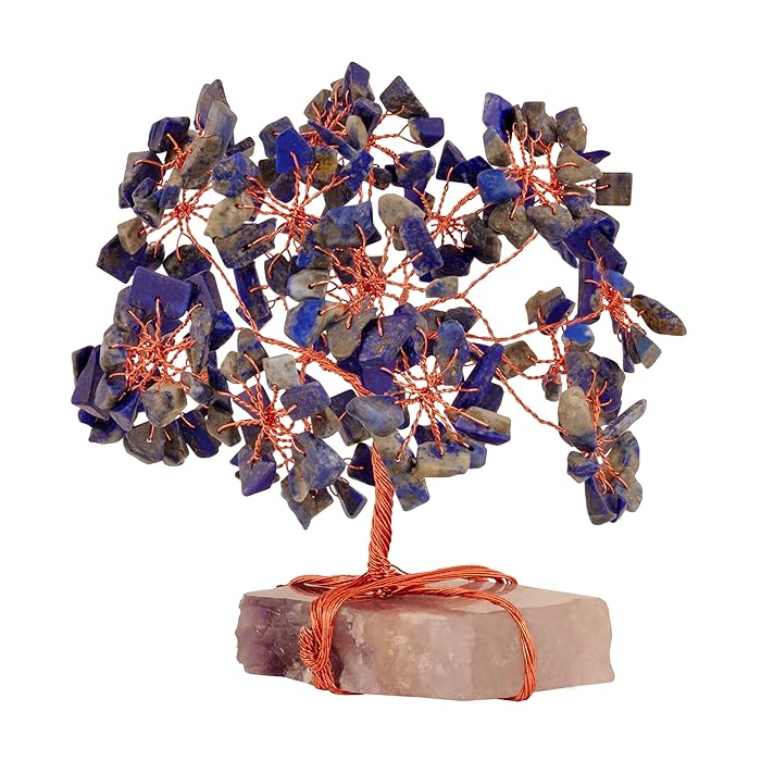Buy FASHIONZAADI Lapis Lazuli Chakra Tree Prosperity Stones Money ...