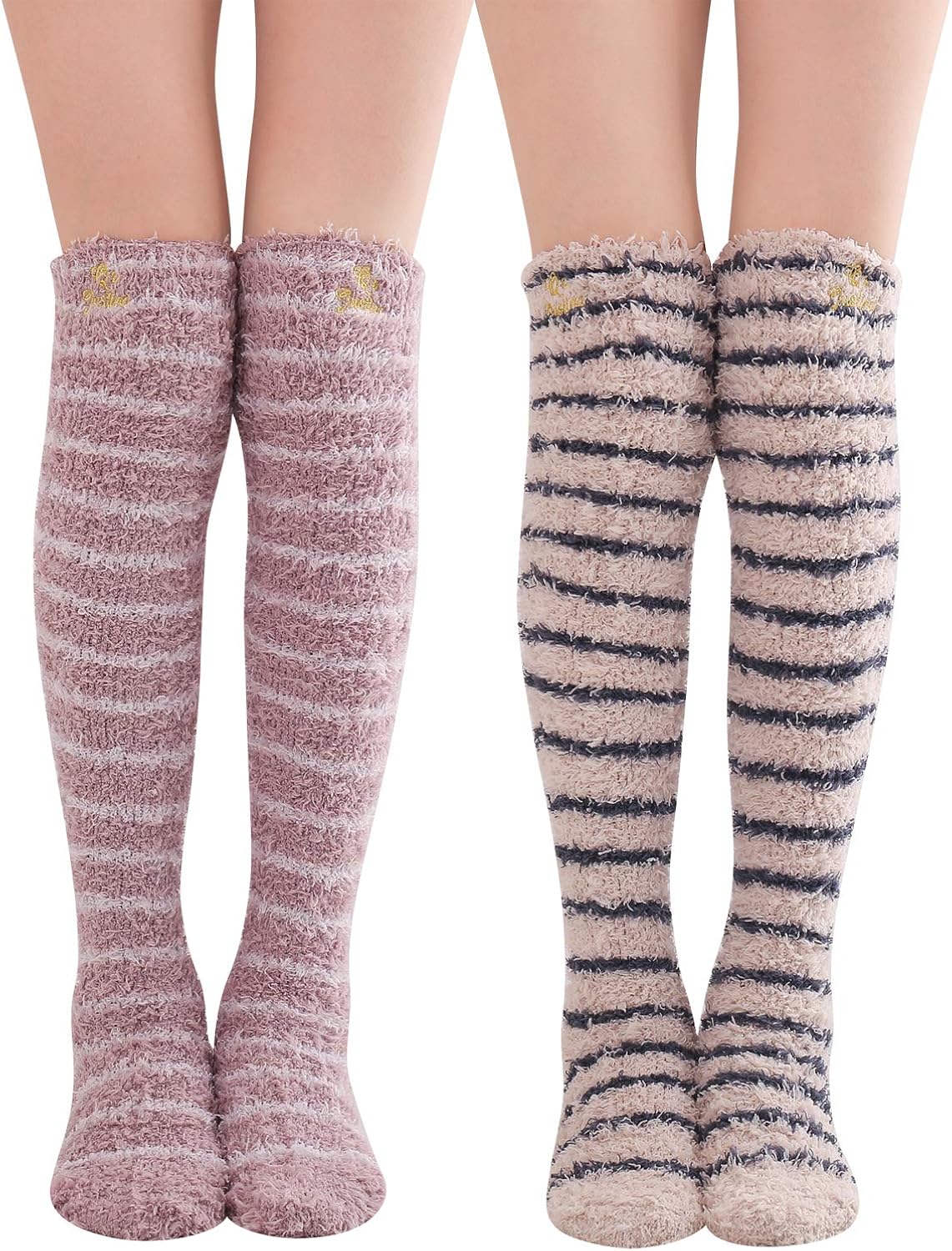 SKOLA 1 2 Soft Warm Fuzzy Over The Knee High Long Winter Cozy Slipper skola-1-2-soft-warm-fuzzy-over-the-knee-high-long-winter-cozy-slipper