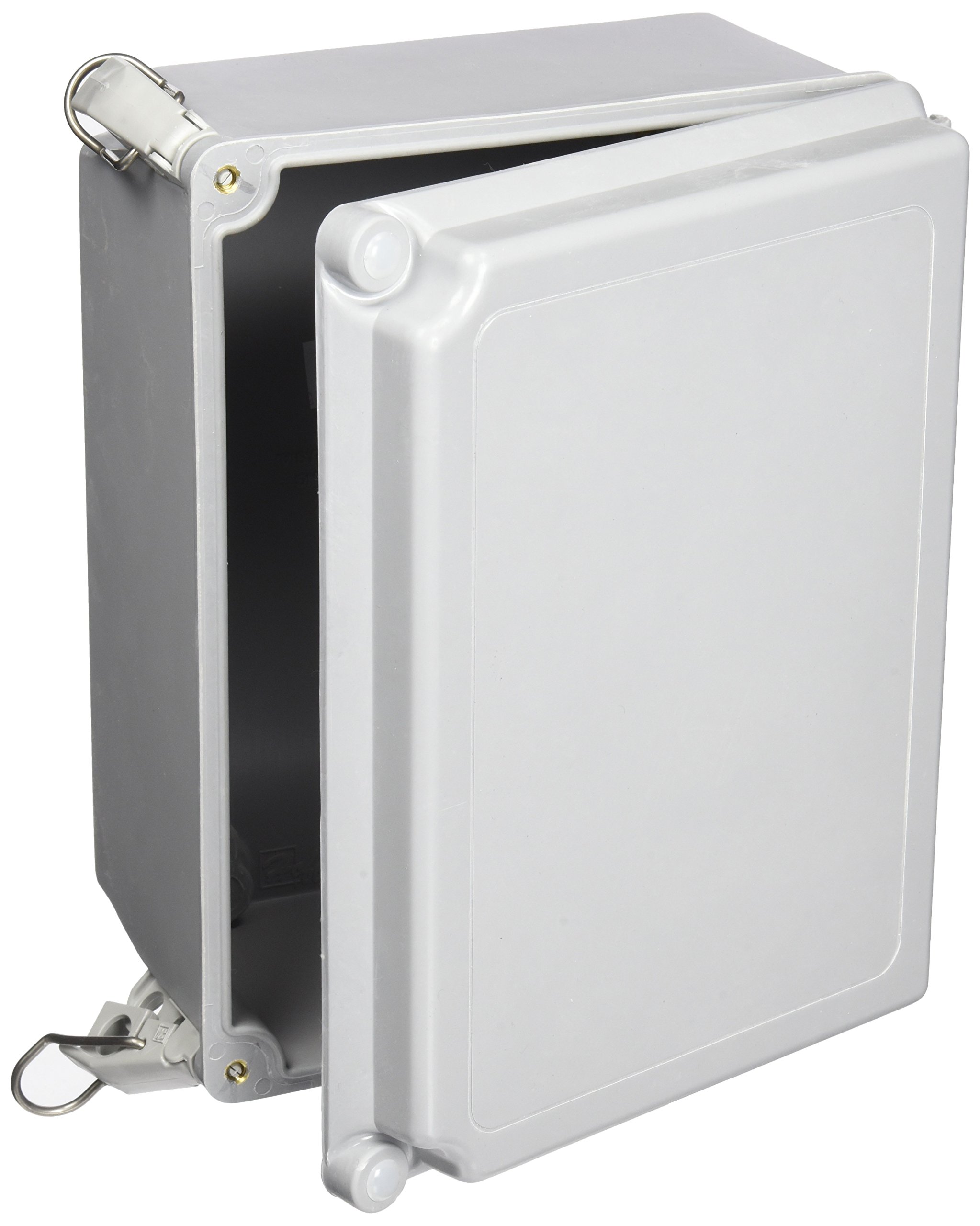 Hoffman NEMA 4X Enclosure, Solid Cover with Quick Release, 8.00" x 6.00 ...