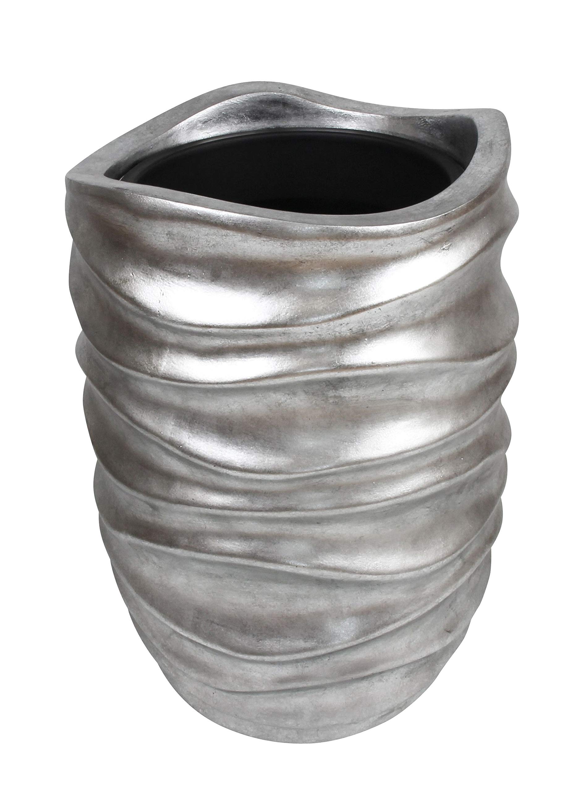 Silver Plant Containers