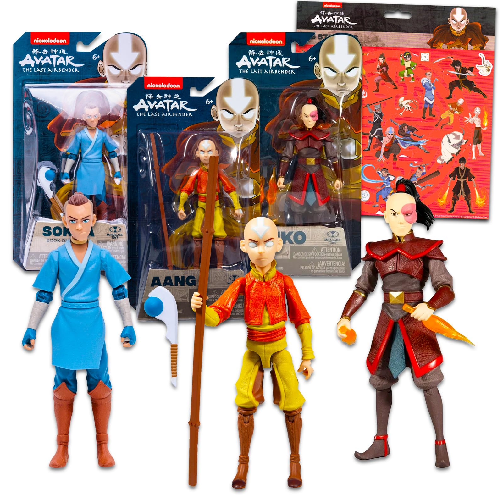 Snapklik.com : Nickelodeon Avatar Action Figures - Avatar Action Figure ...