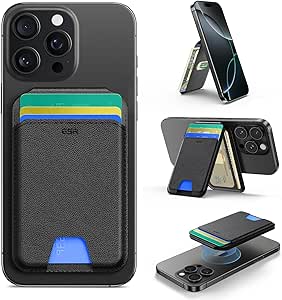 ESR Upgraded for MagSafe Wallet, 5 Card Holder, RFID Blocking, Magnetic Wallet for iPhone with ...