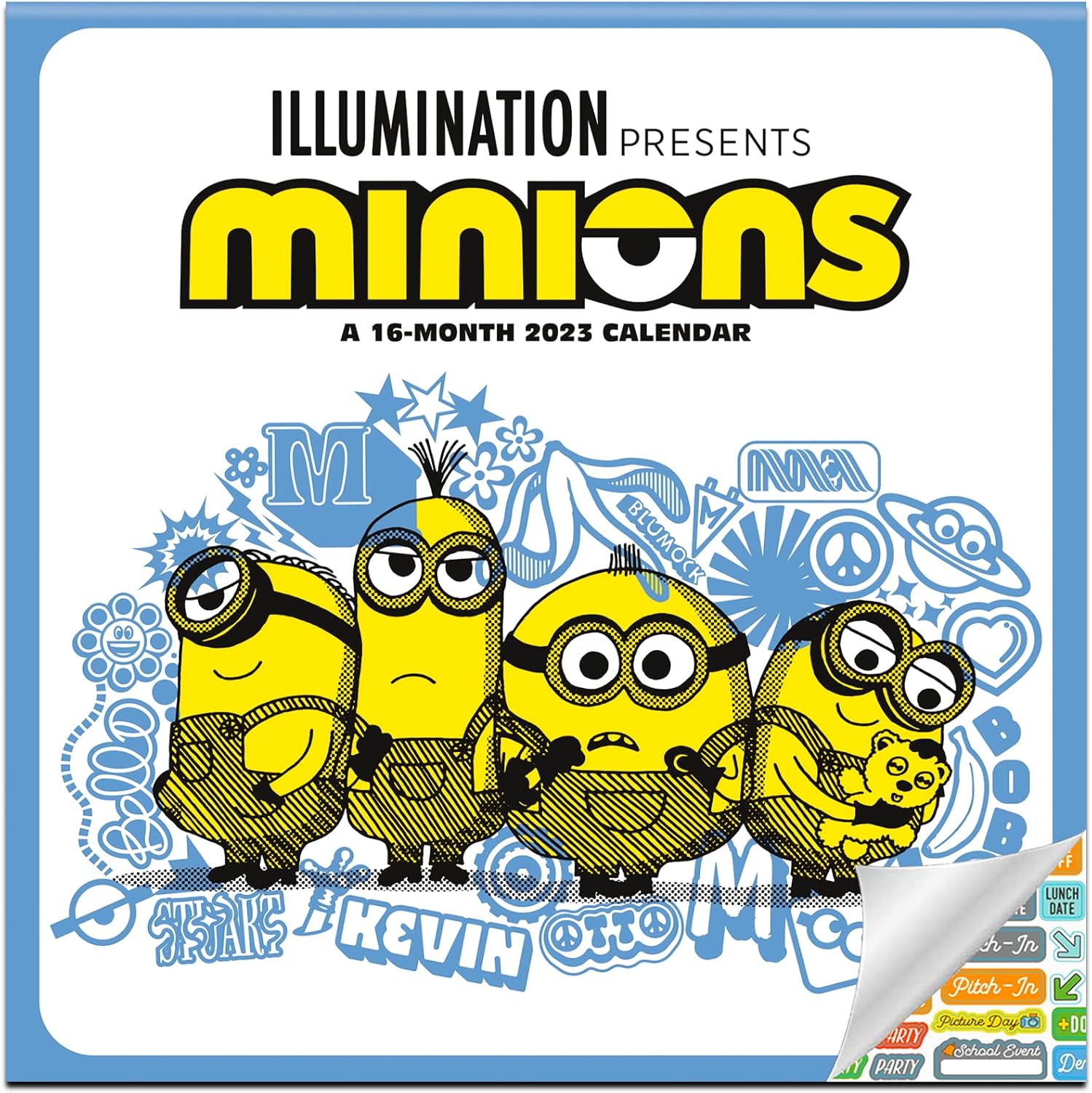 Amazon.com: Minions Calendar 2023 - Deluxe 2023 Minions Wall Calendar ...