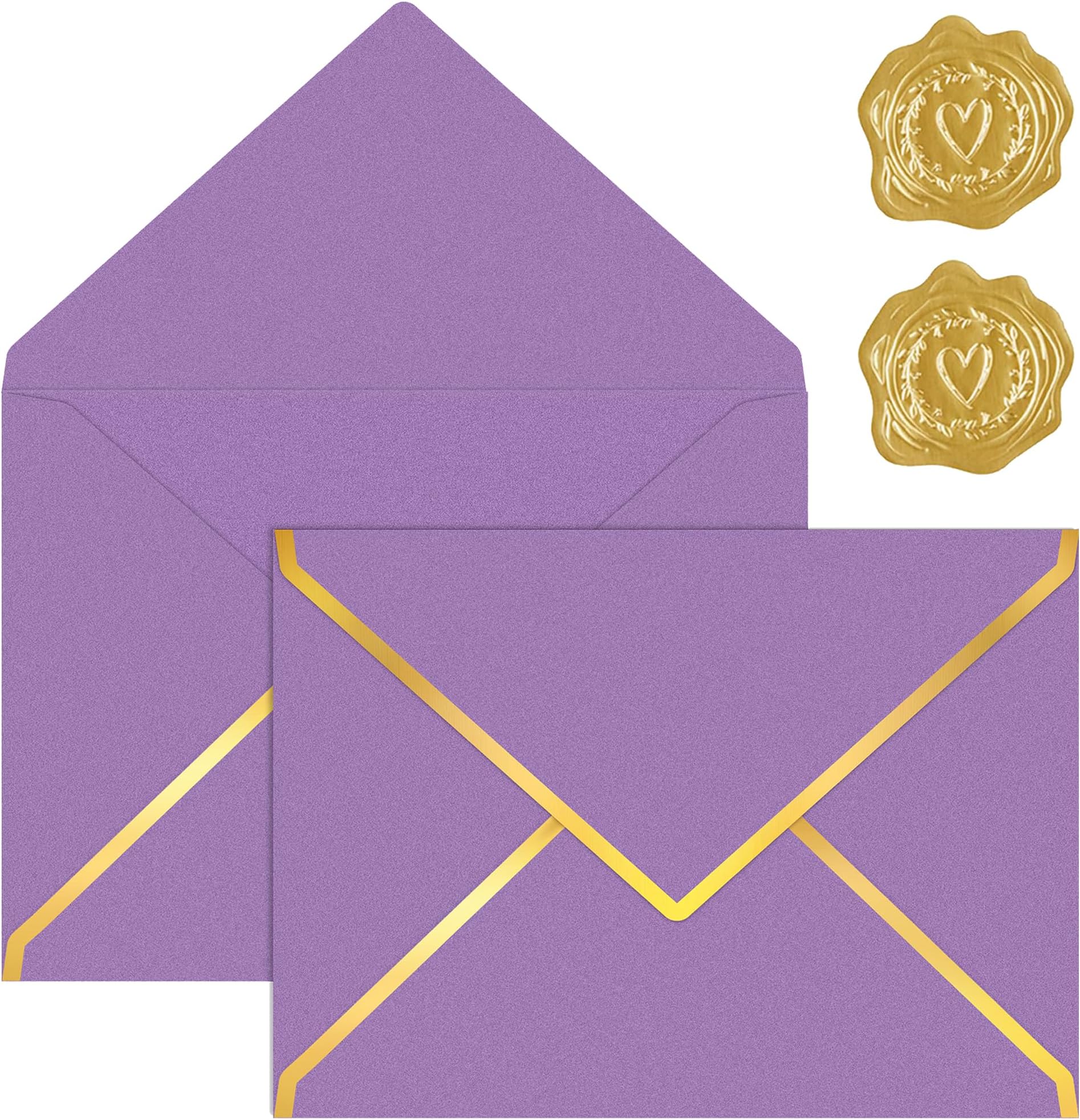Amazon.com : Invitation Envelopes, 100-Pack 5x7 Envelopes, A7 Envelopes ...
