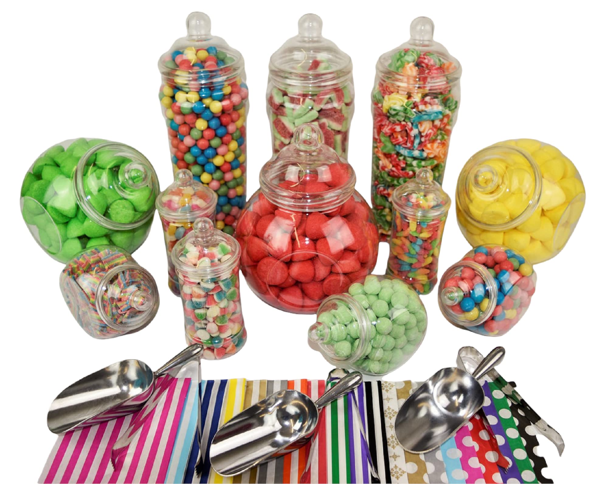 Buy Sweet Tree Celebrations -12 Jar Variety Victorian Style Plastic ...