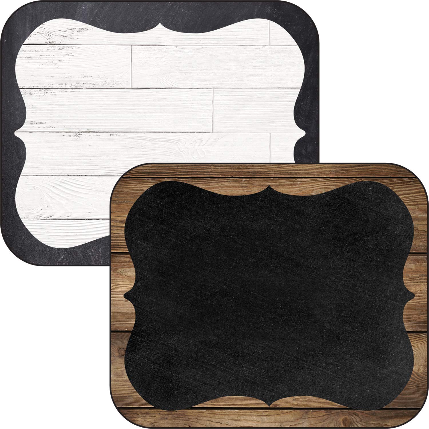 Snapklik.com : Industrial Chic 40 Pc Farmhouse Name Tags, Chalkboard ...