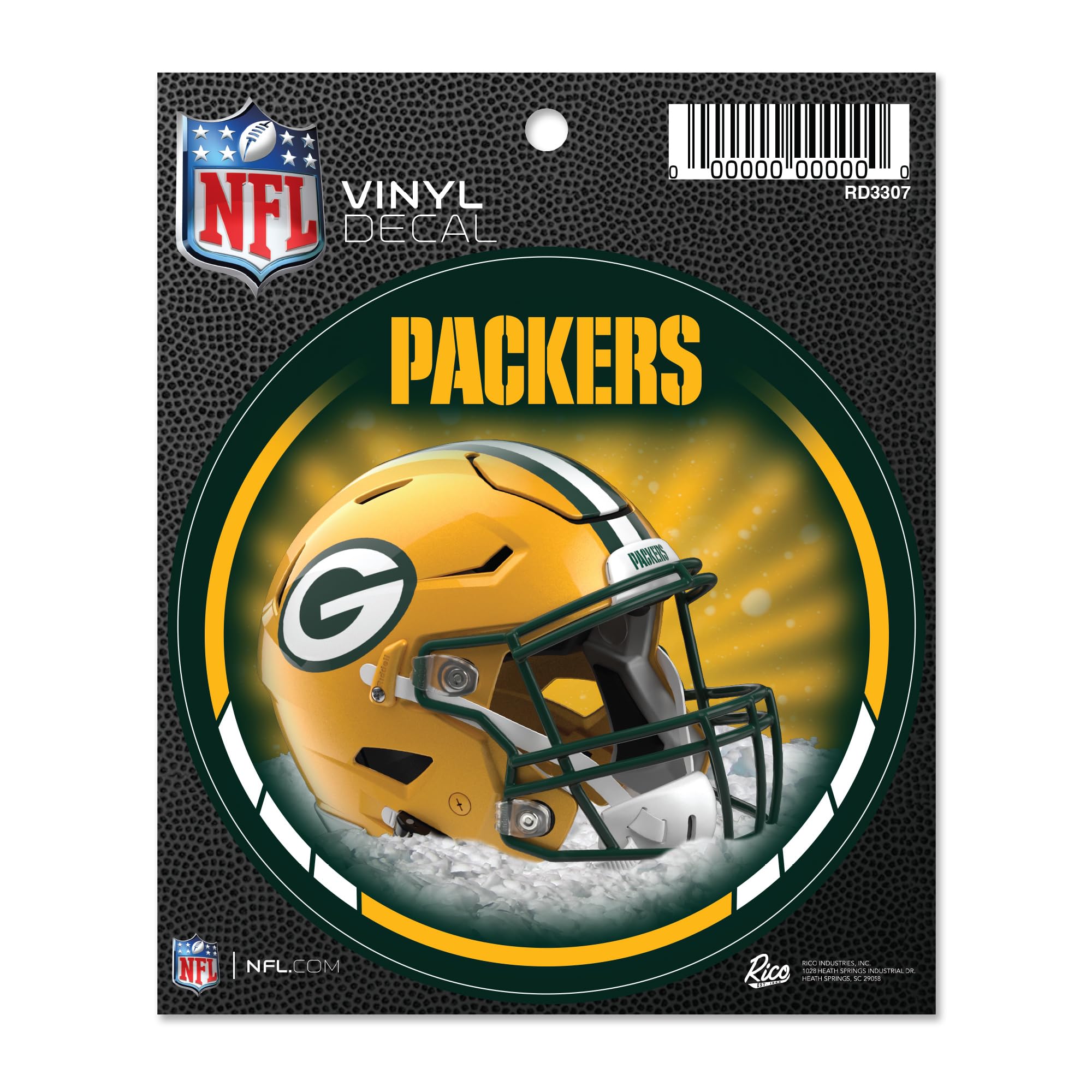 Green Bay Packer Helmet Sticker AJ Collectables WHAT. A. GEM. 💎