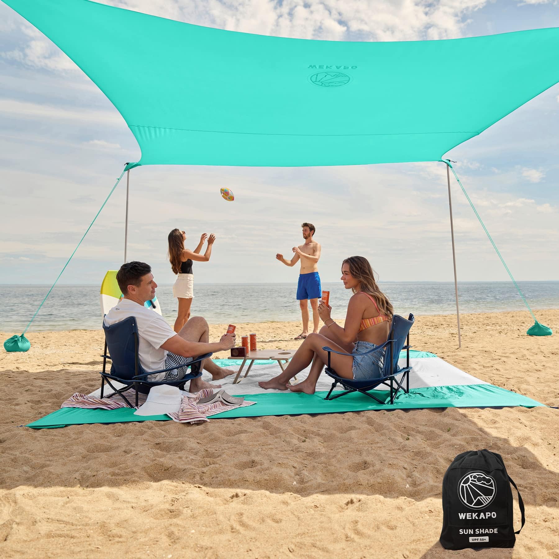 Amazon.com: SunSail Shades Pop Up Canopy Tent for Beach - UV50 Sun ...