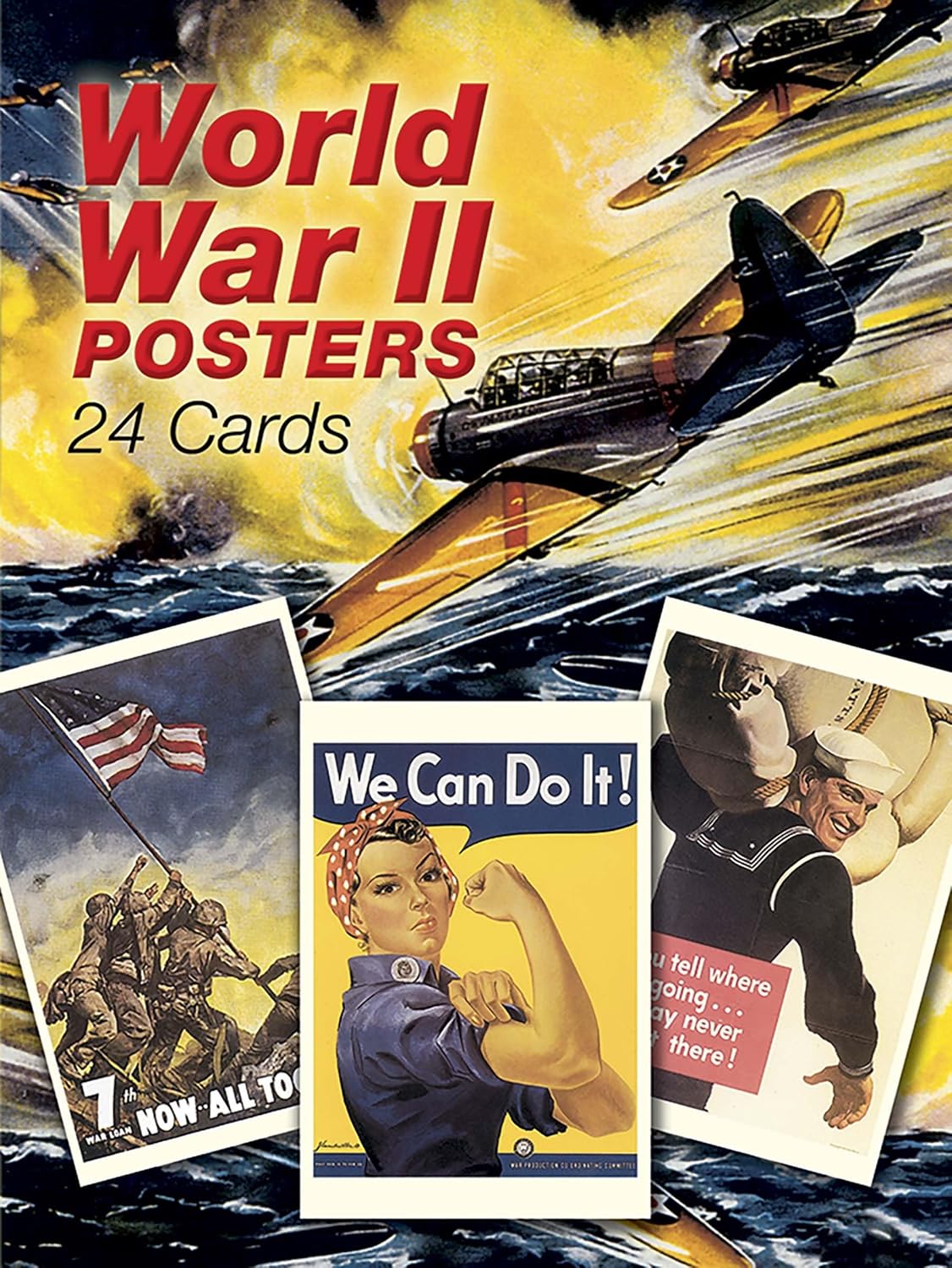 Amazon | World War II Posters: 24 Cards (Dover Postcards) | Leniston ...