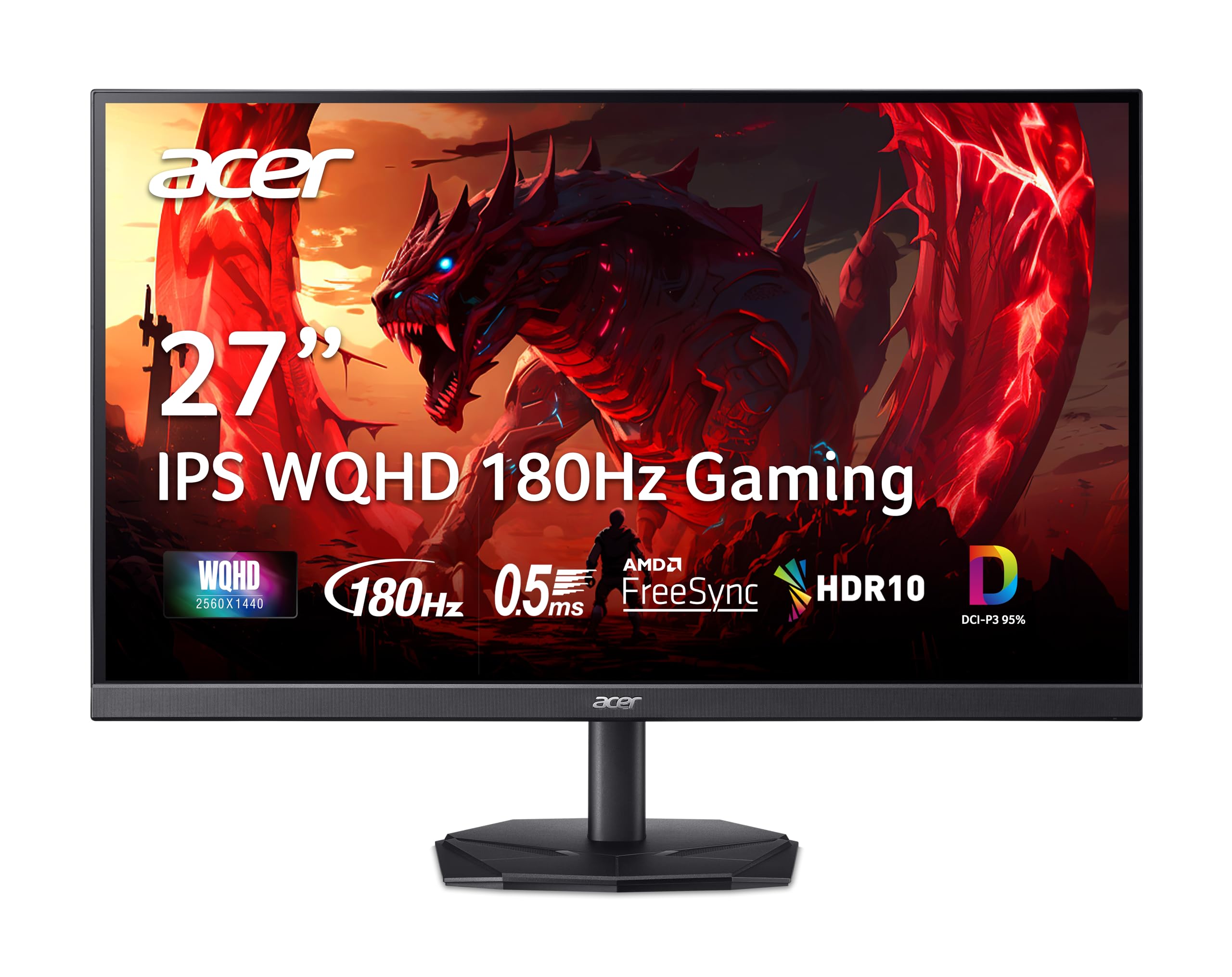 Amazon.com: acer Nitro 27 吋 WQHD 2560 x 1440 IPS 遊戲顯示器 | AMD FreeSync ...